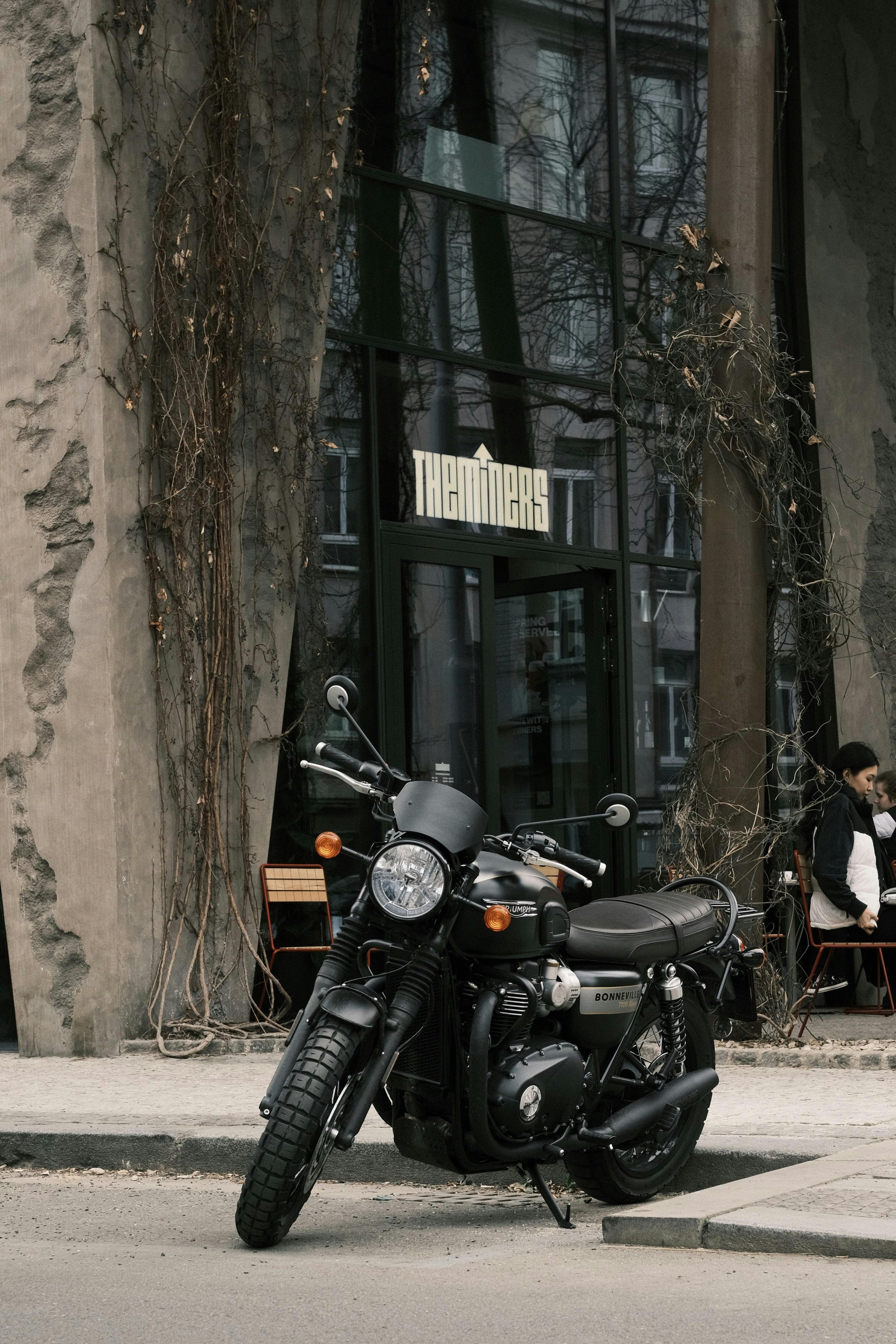 Midnight Street Stalwart: A Black Triumph of Shape and Shadow