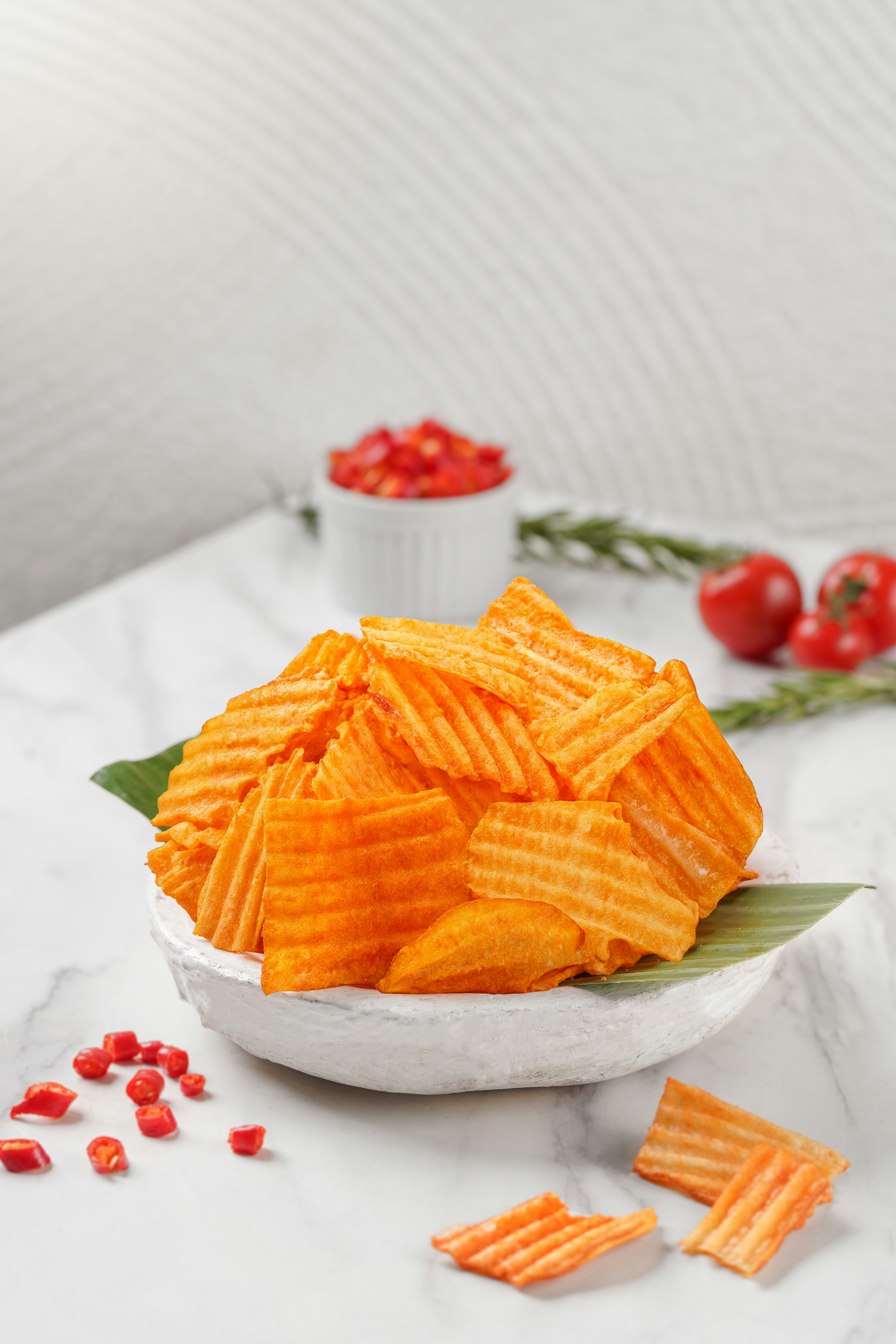 Crinkle-Cut Snack Crown: A Bowl of Golden Crunch