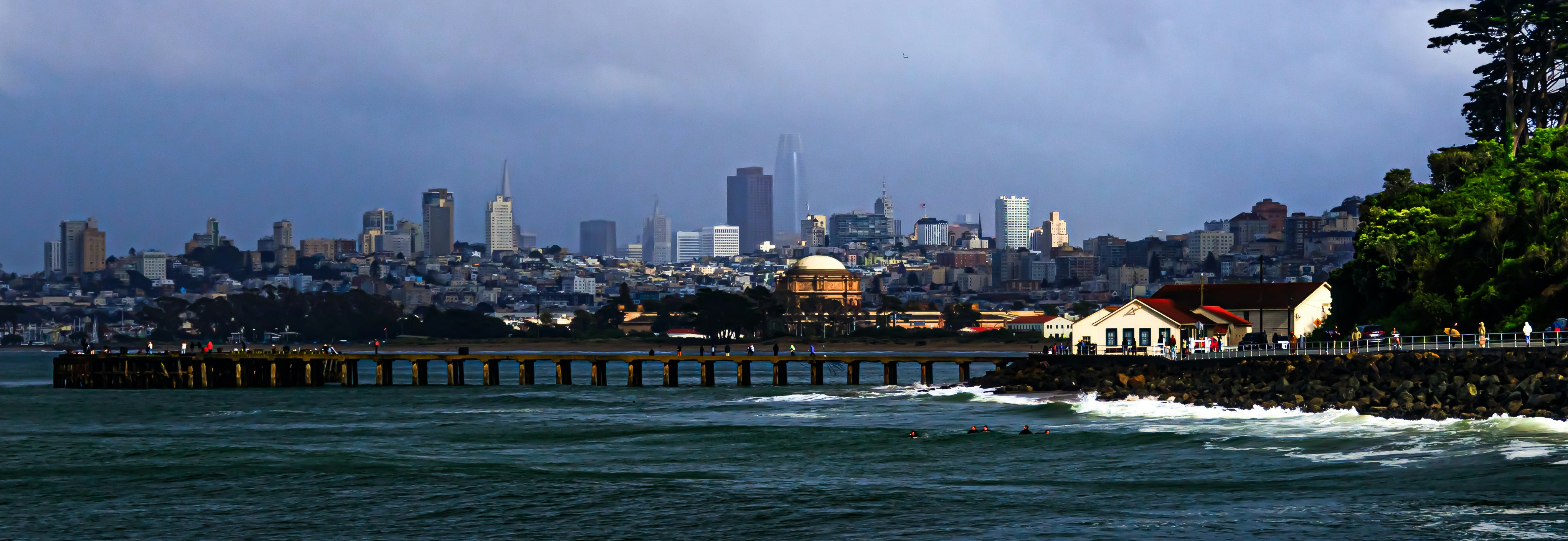 City Lights at the Pier: San Francisco Skyline from the Shoreline
