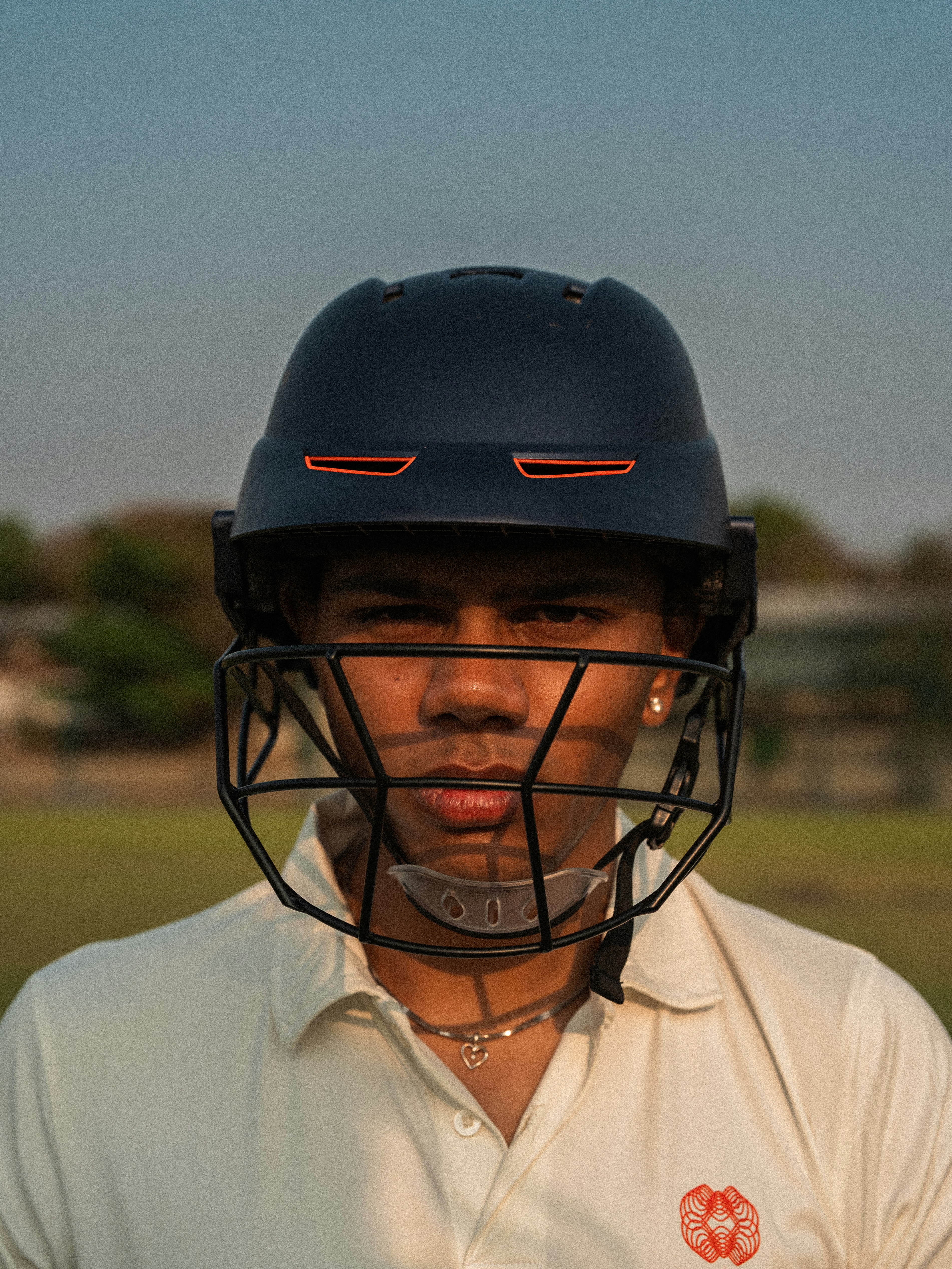Close-range Pitch: Clad in Gear, A Calm Gaze