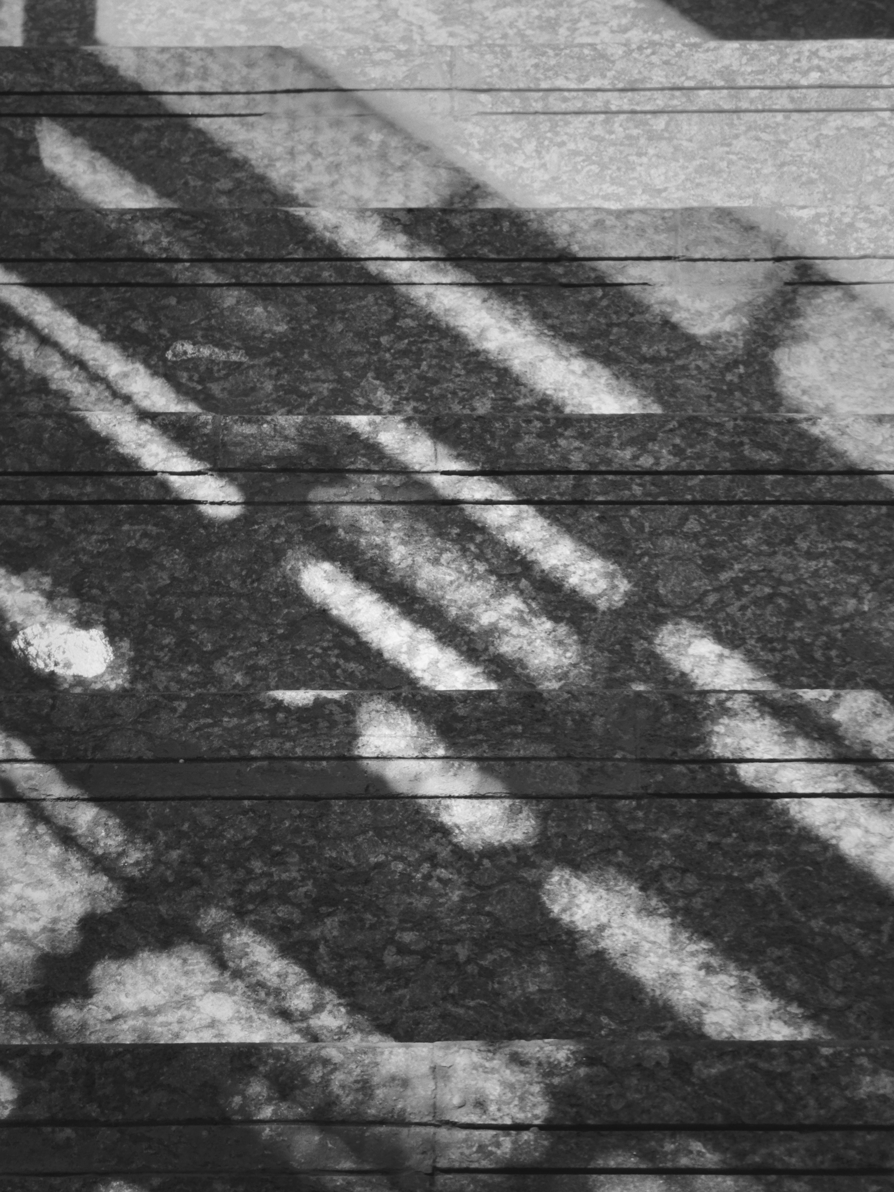 Shadowed Striations on a Graffiti-Like Ground Pattern
