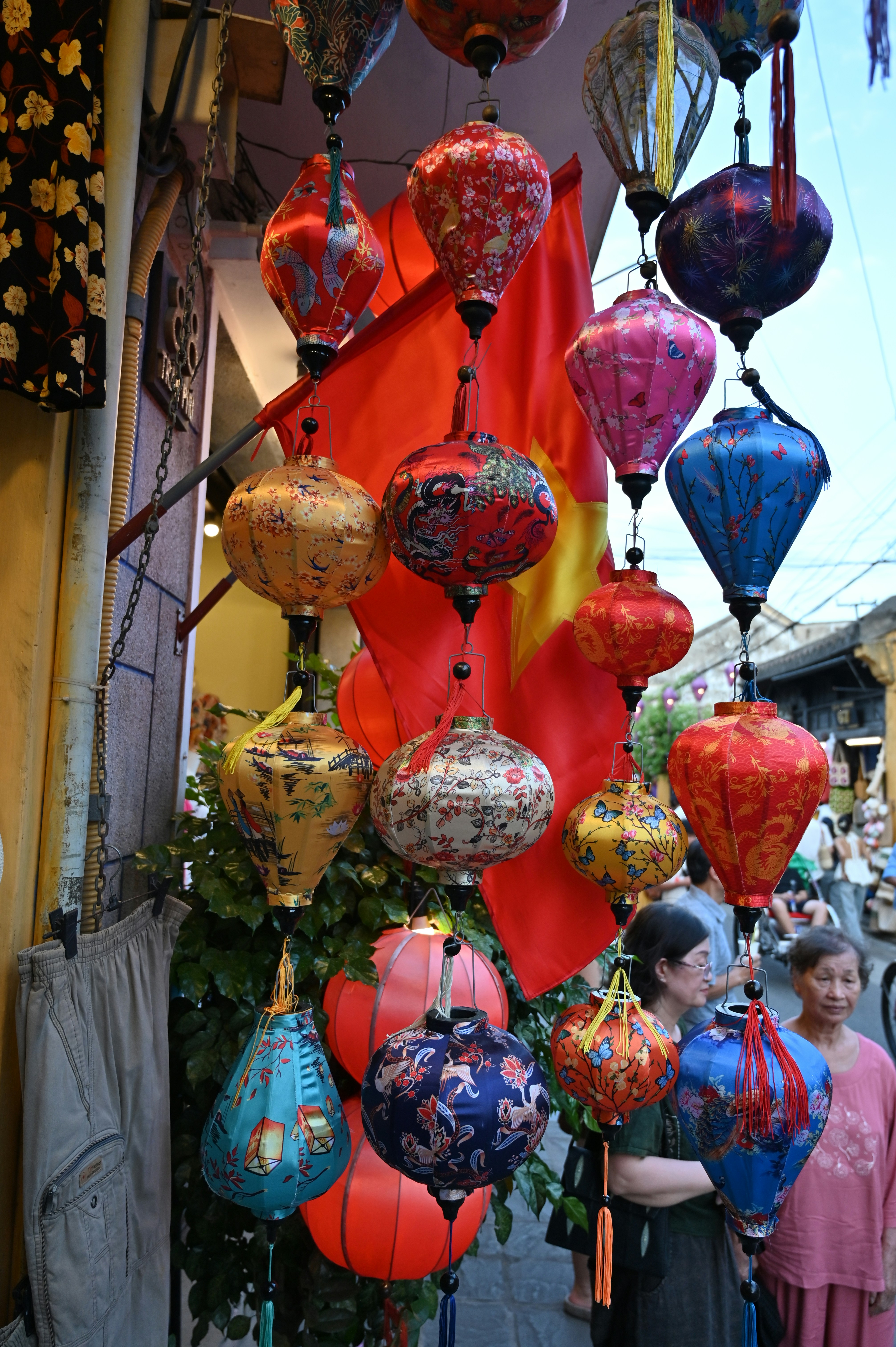 Lantern Parade: A Cascade of Silk and Color