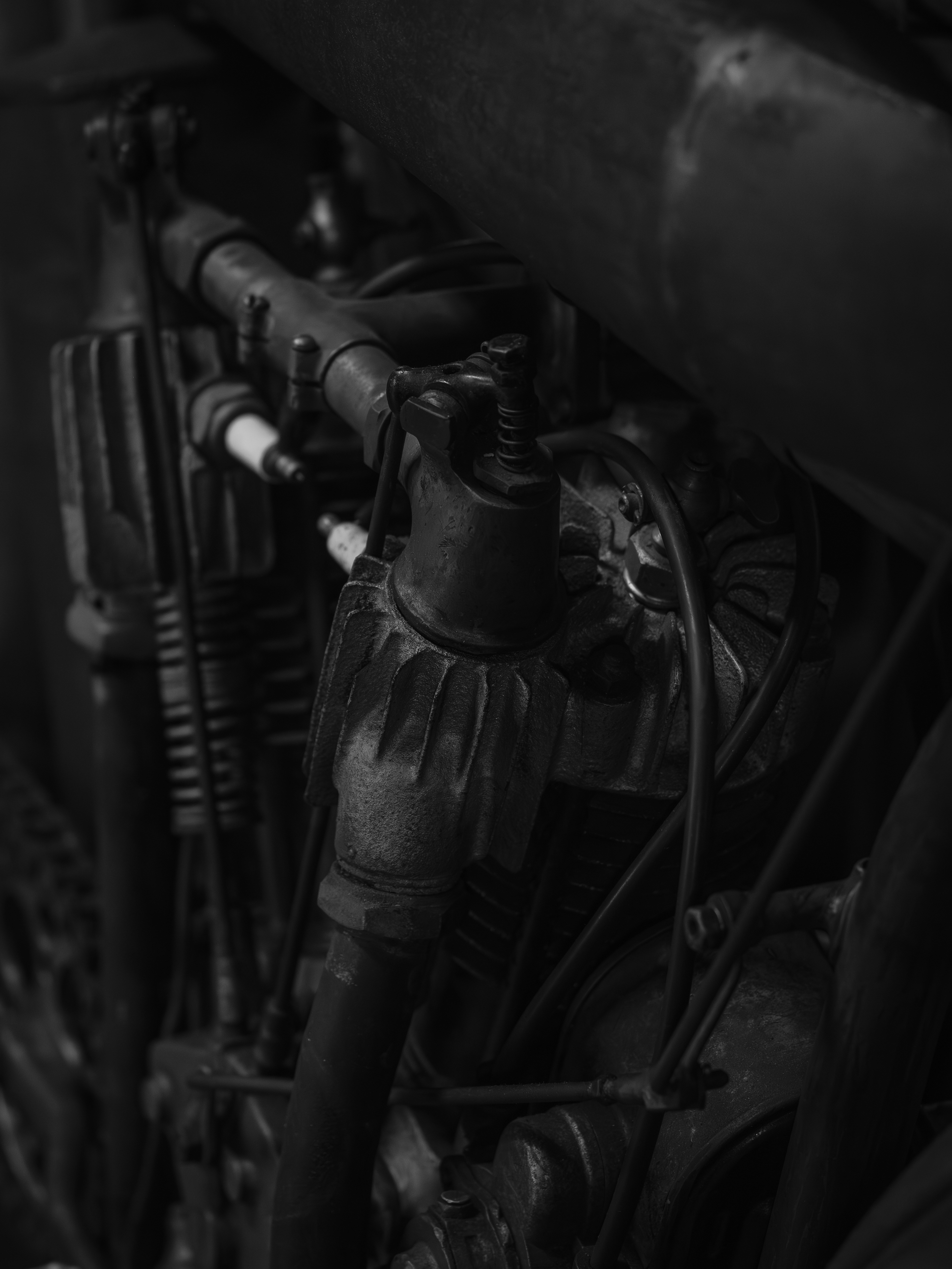 Rusted Heartbeat: A Close‑Up of an Engine’s Gloom
