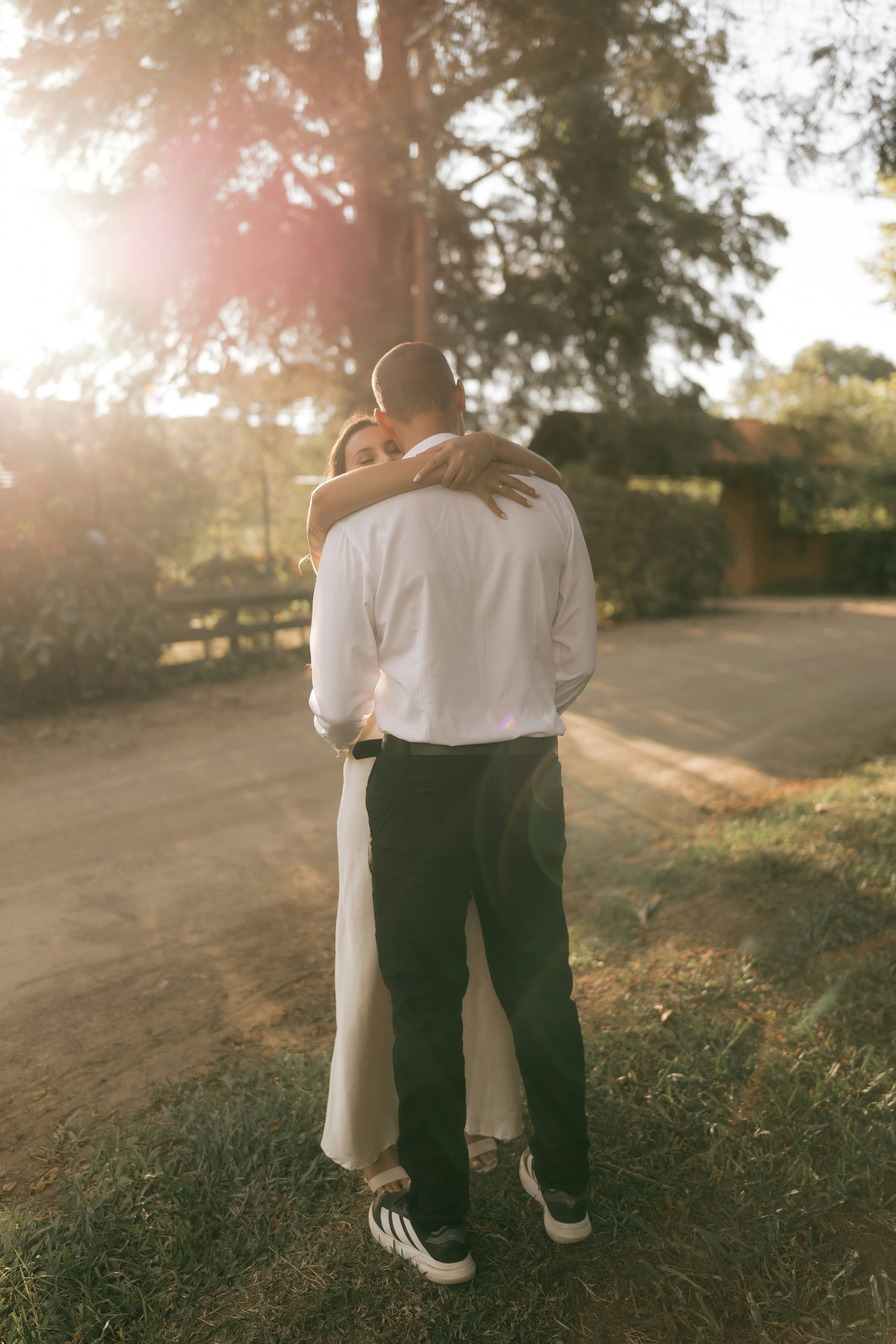Embrace in the Golden Hour