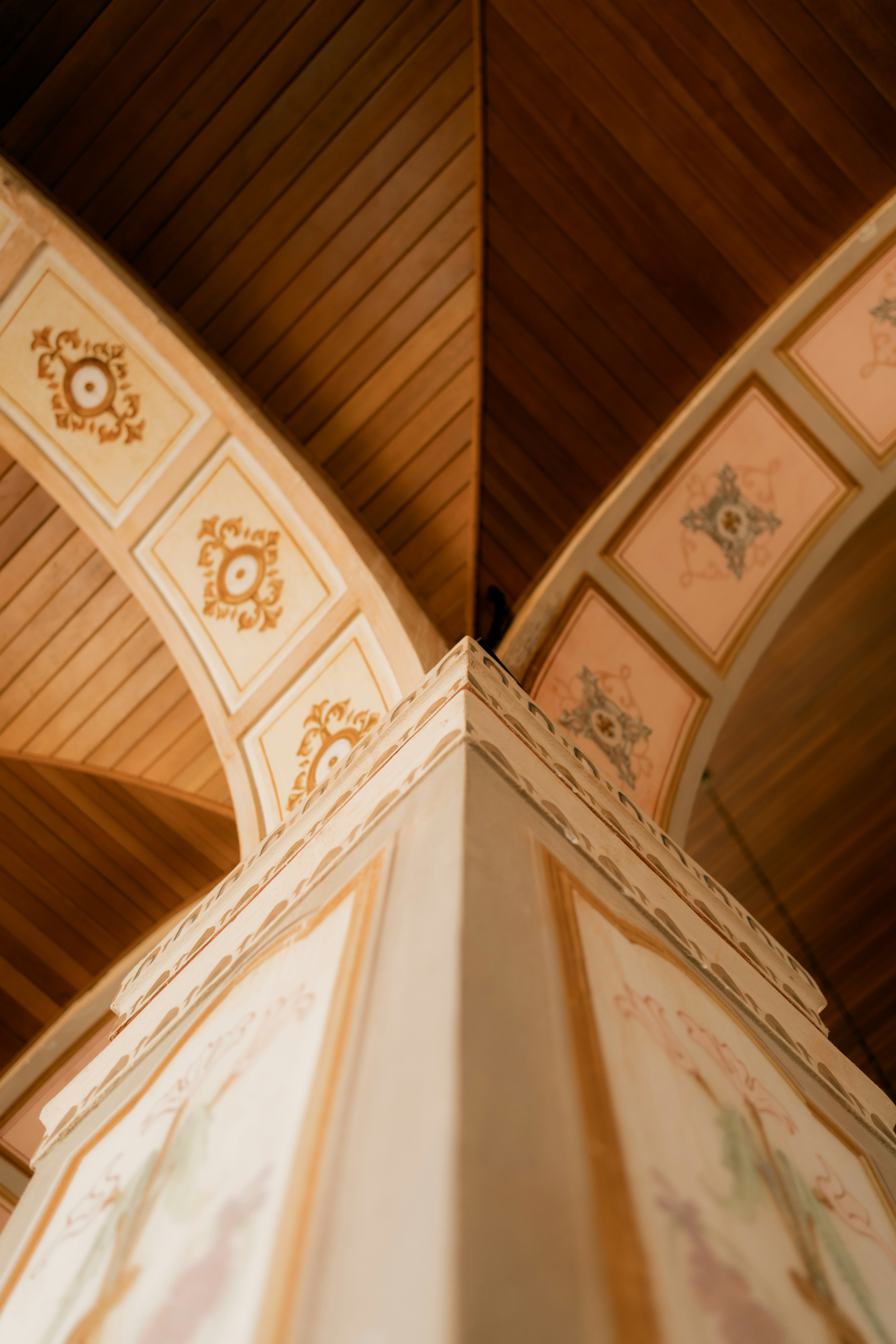 Crossing Arcades: A Vivid Corner of Ornate Interiors