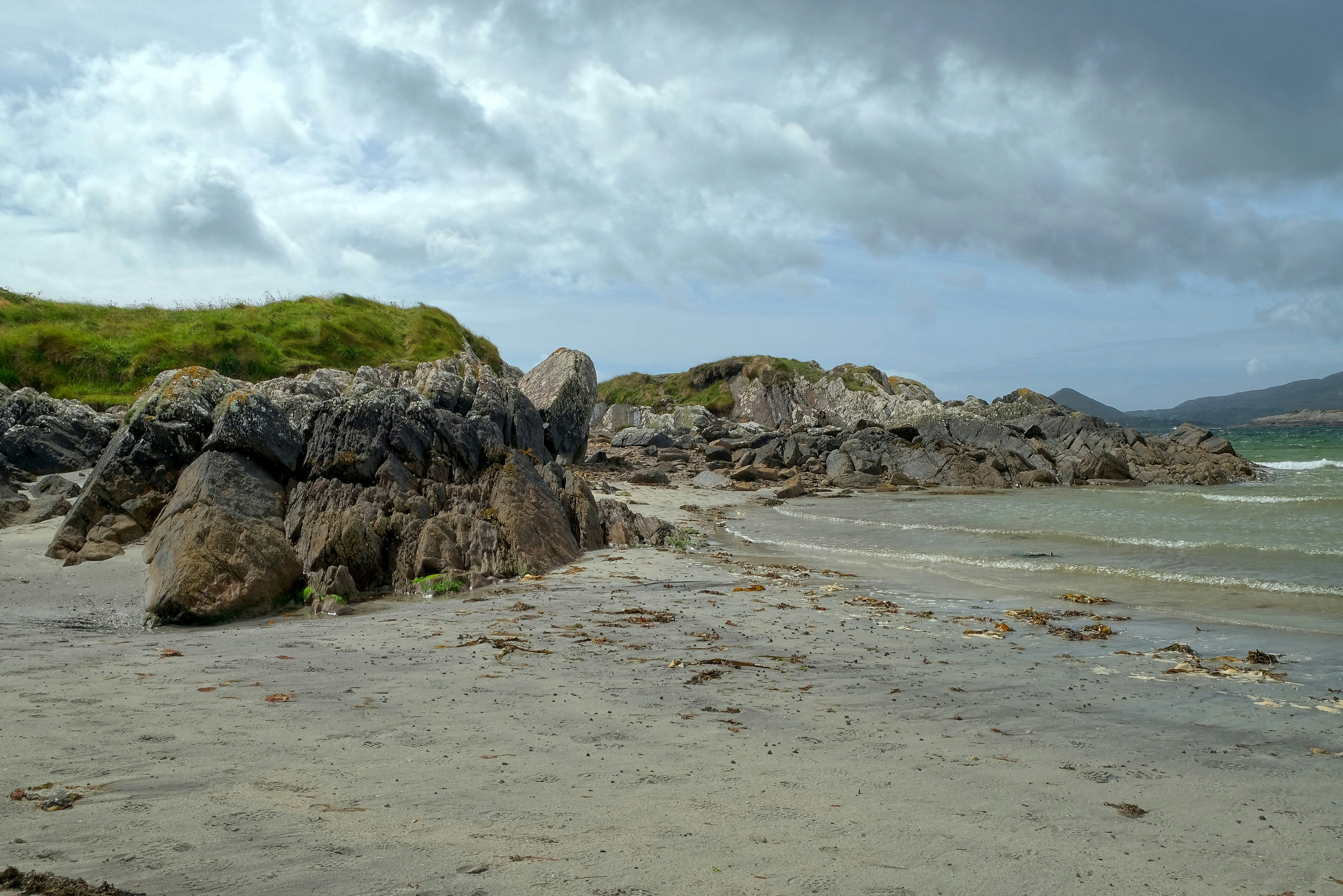 Limestone Coastline Under a Brooding Sky
