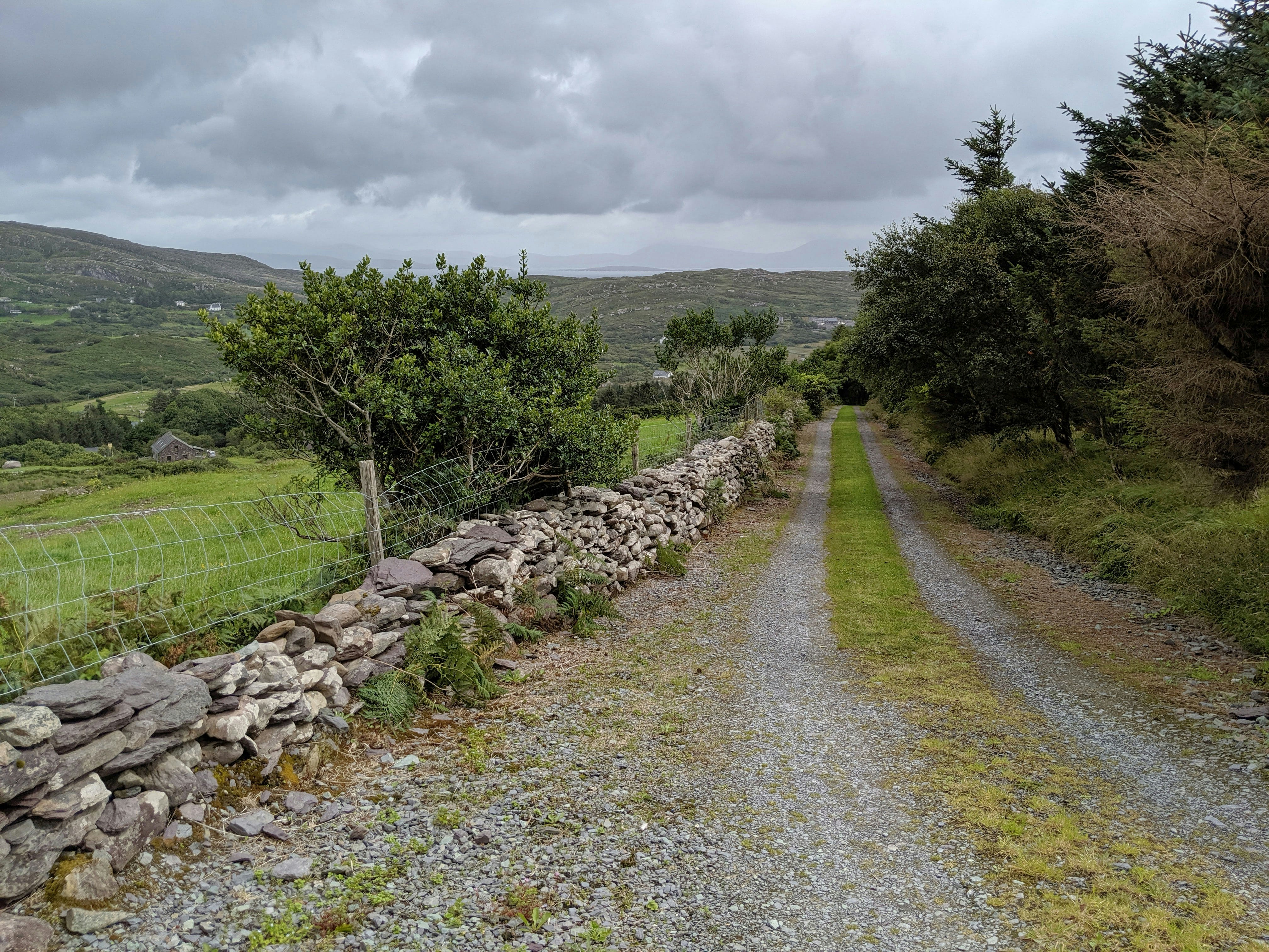 Ridge Path to the Distant Valley