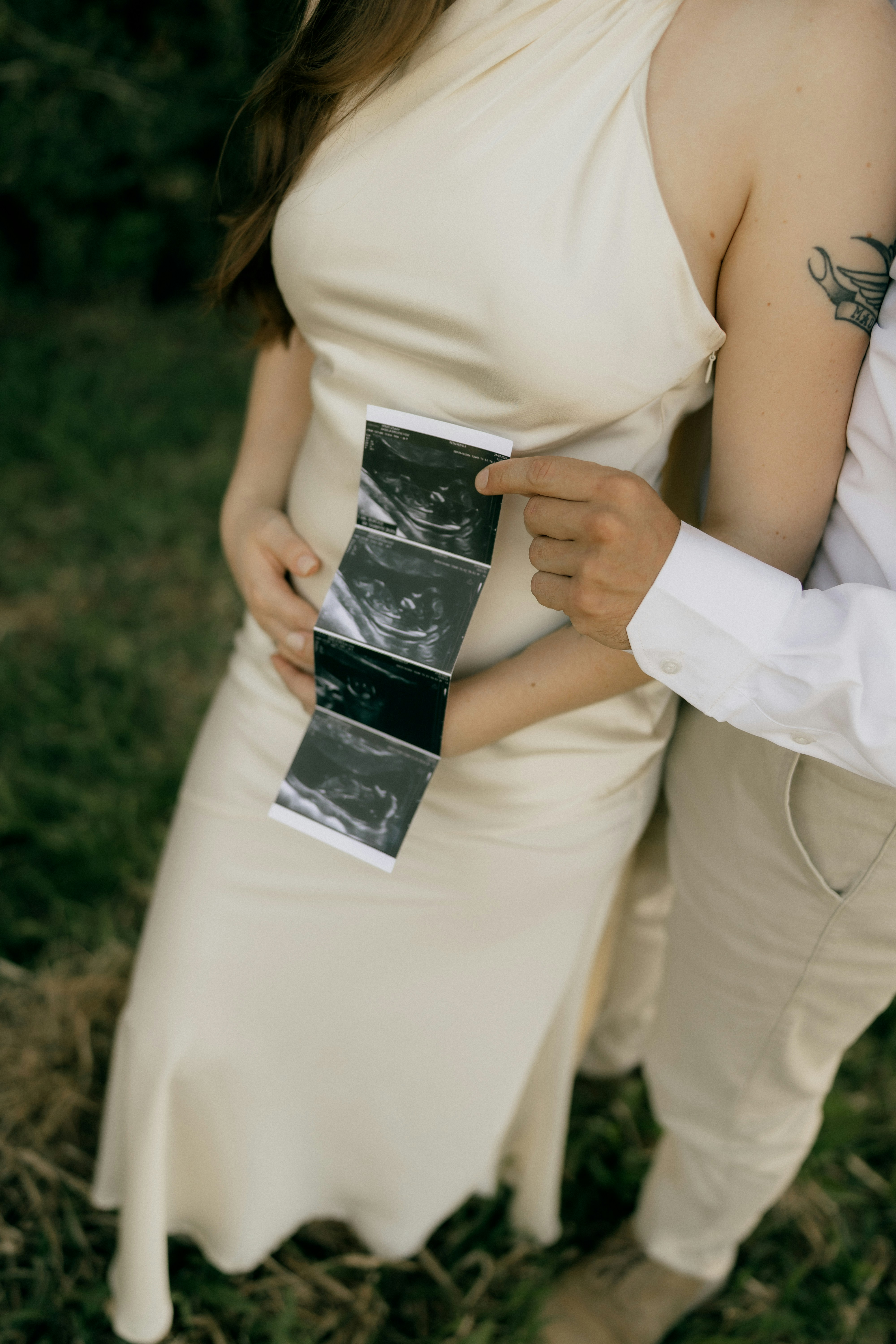 Whispers of Hope: Ultrasound Moments Between Embrace