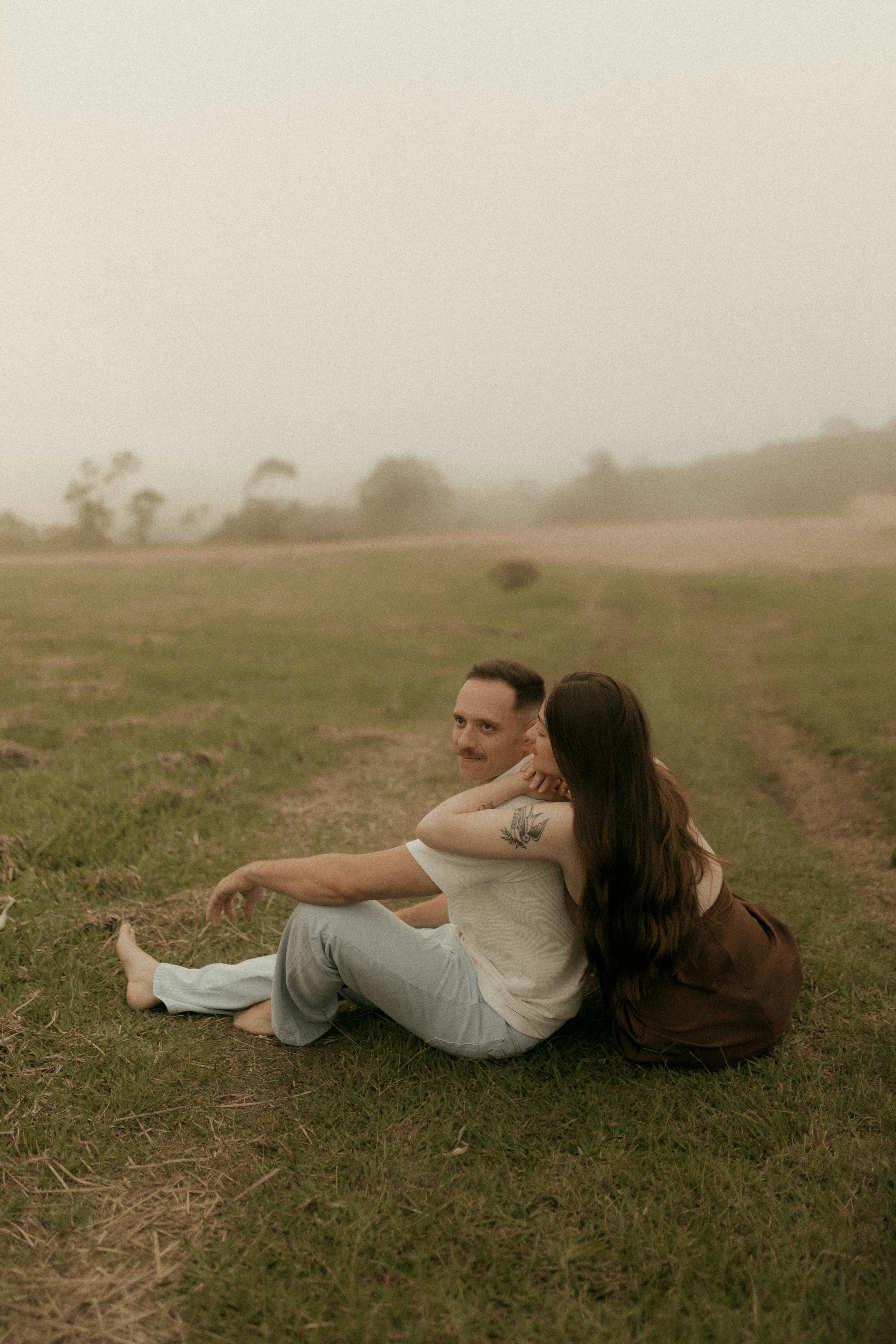 Together in the Field: Quiet Connection at Dusk