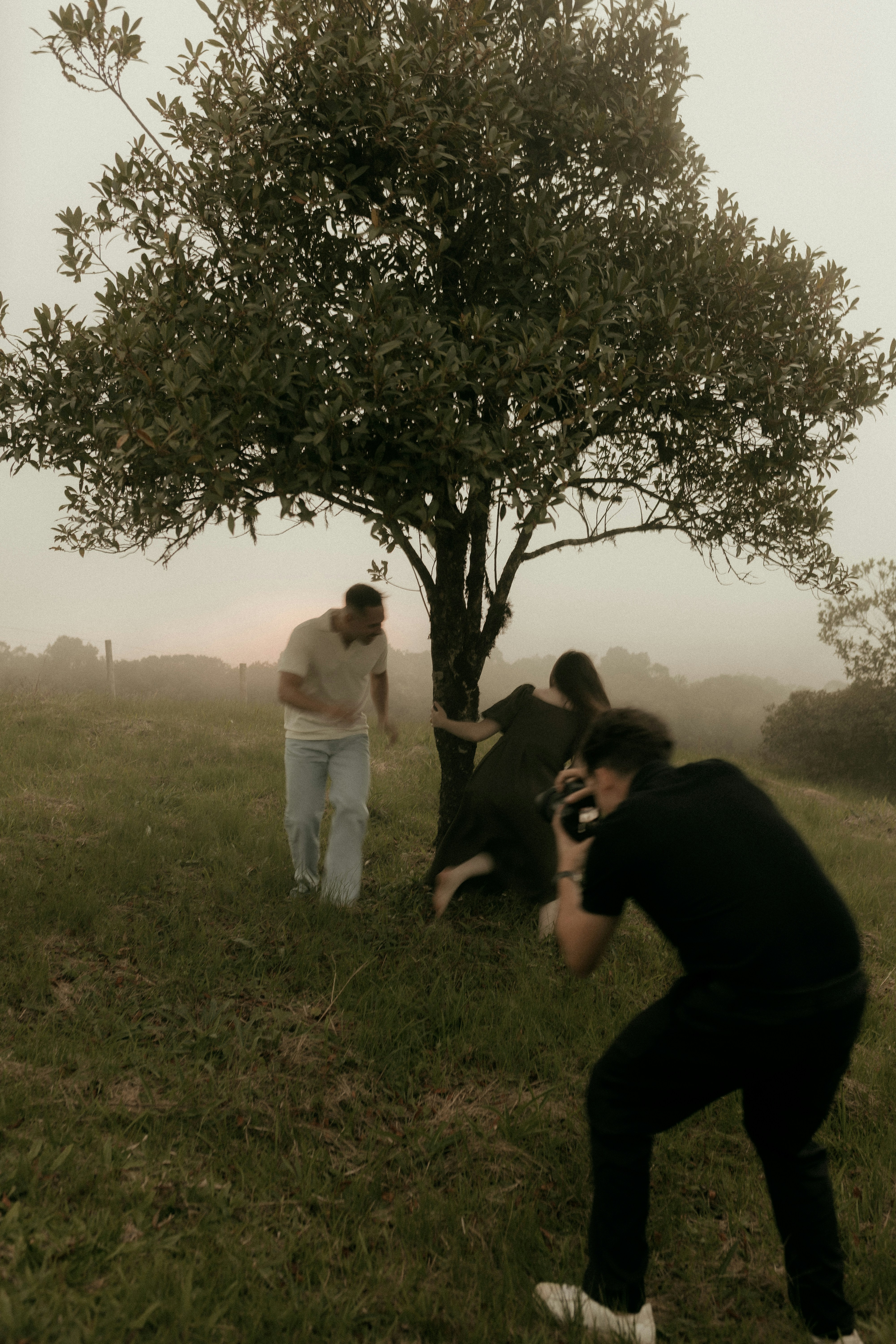 Through the Buttonwood Gulf: a moment under the tree with a portrait in motion
