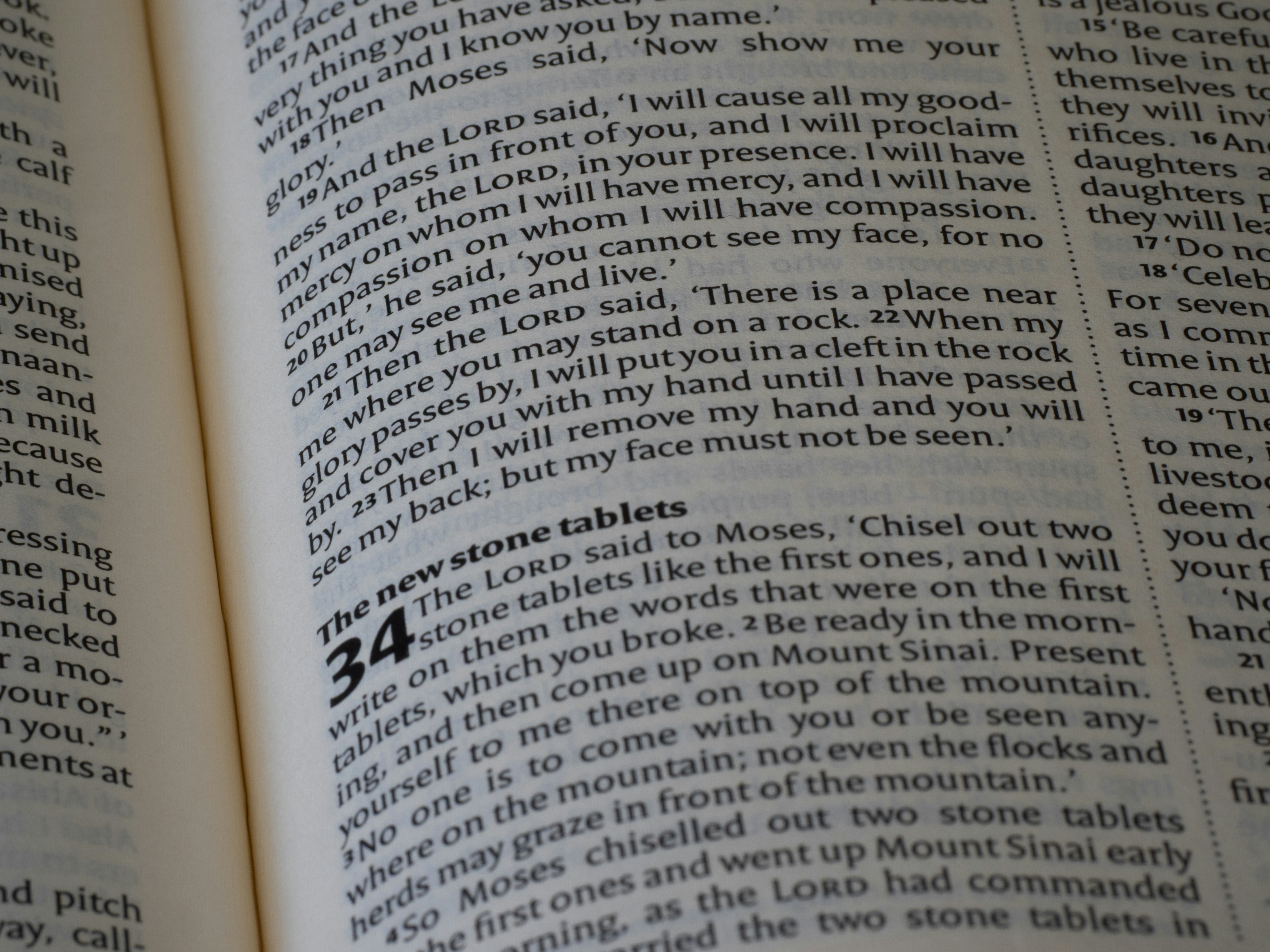 Ancient Script in Quiet Focus: A Close-Up of Printed Text