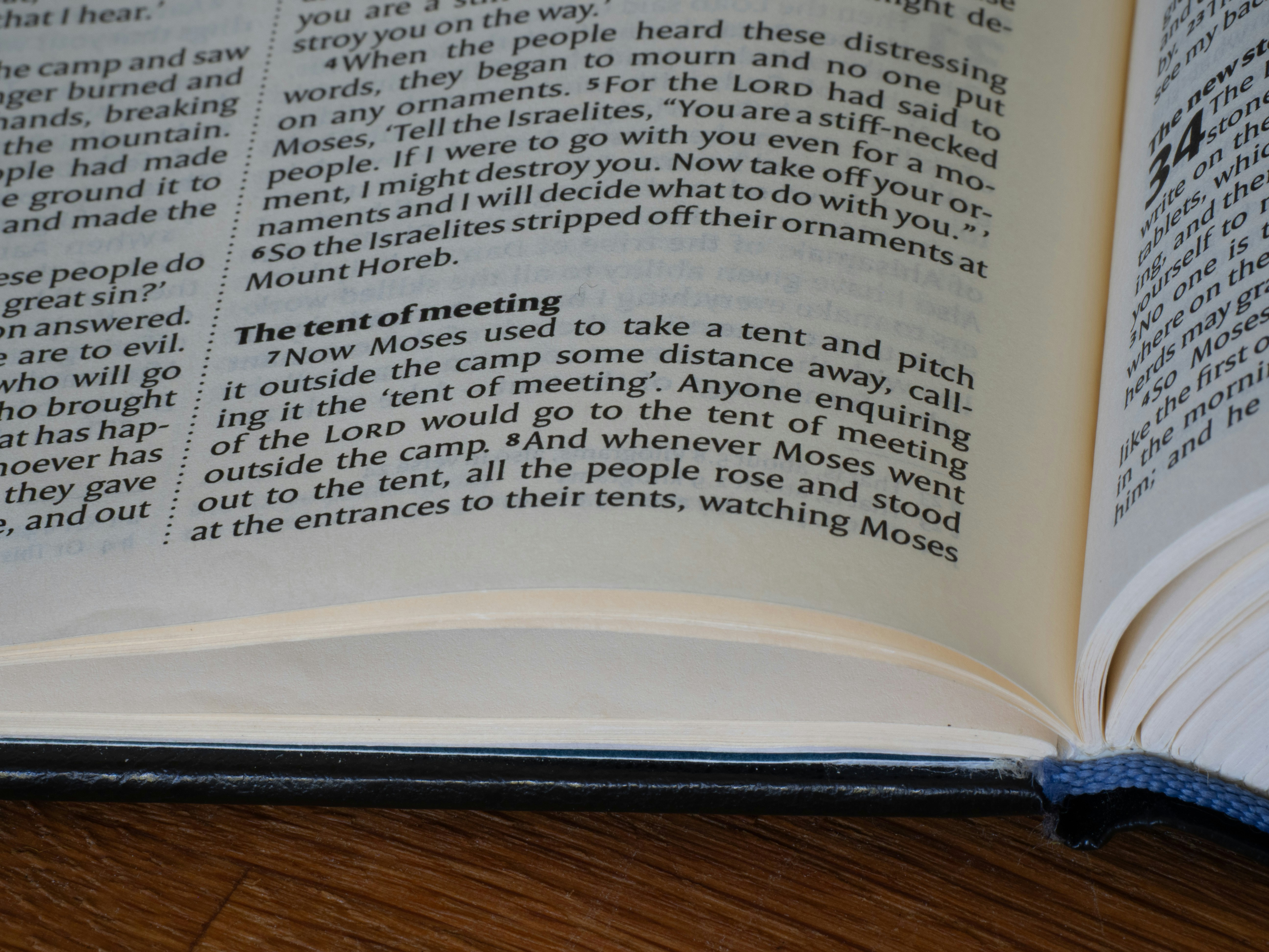 Open Page, Quiet Focus: A Close-Up of Tattered Text and Folded Corners