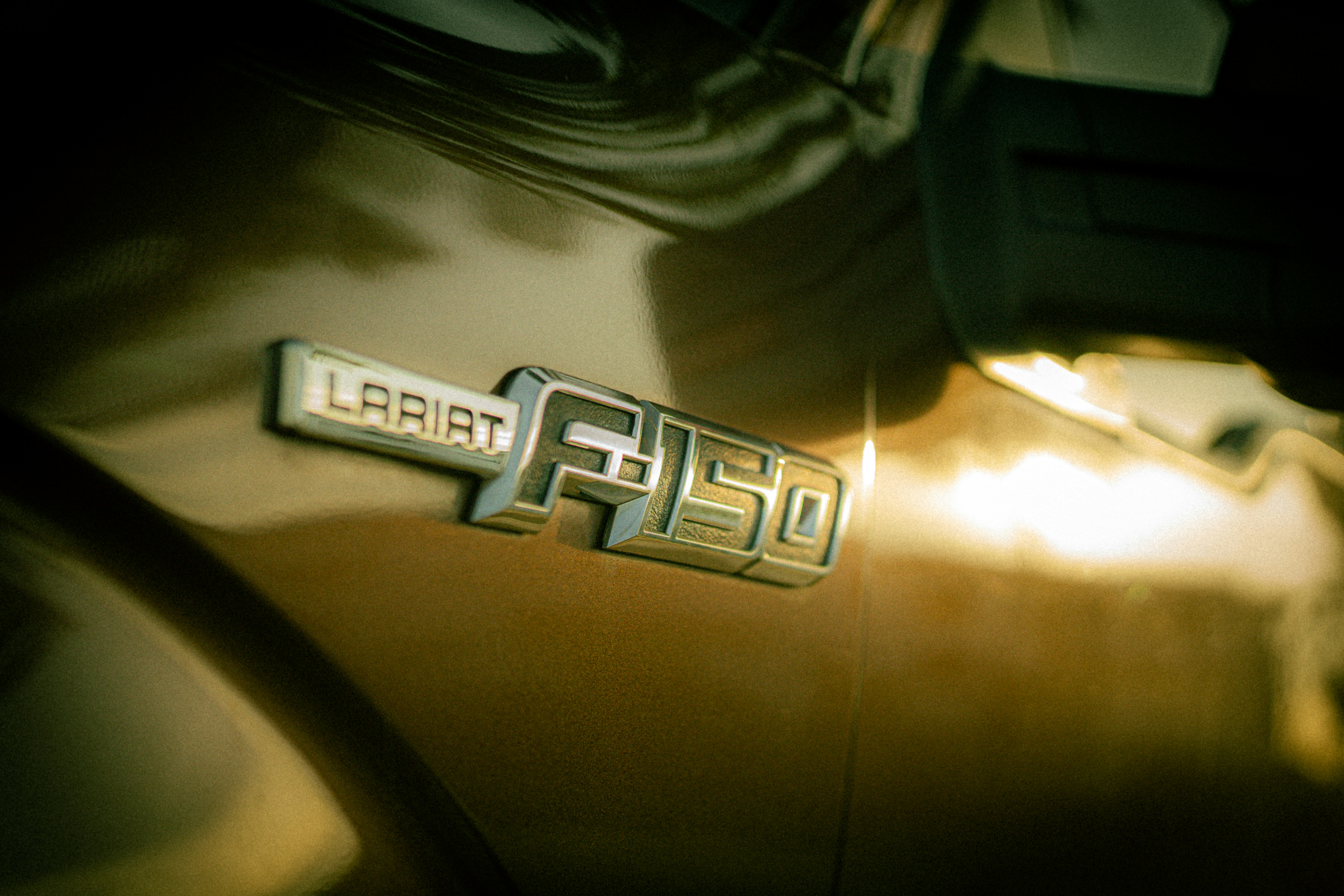 Chrome Badge in Soft Amber: A 350Z-tinged Moment