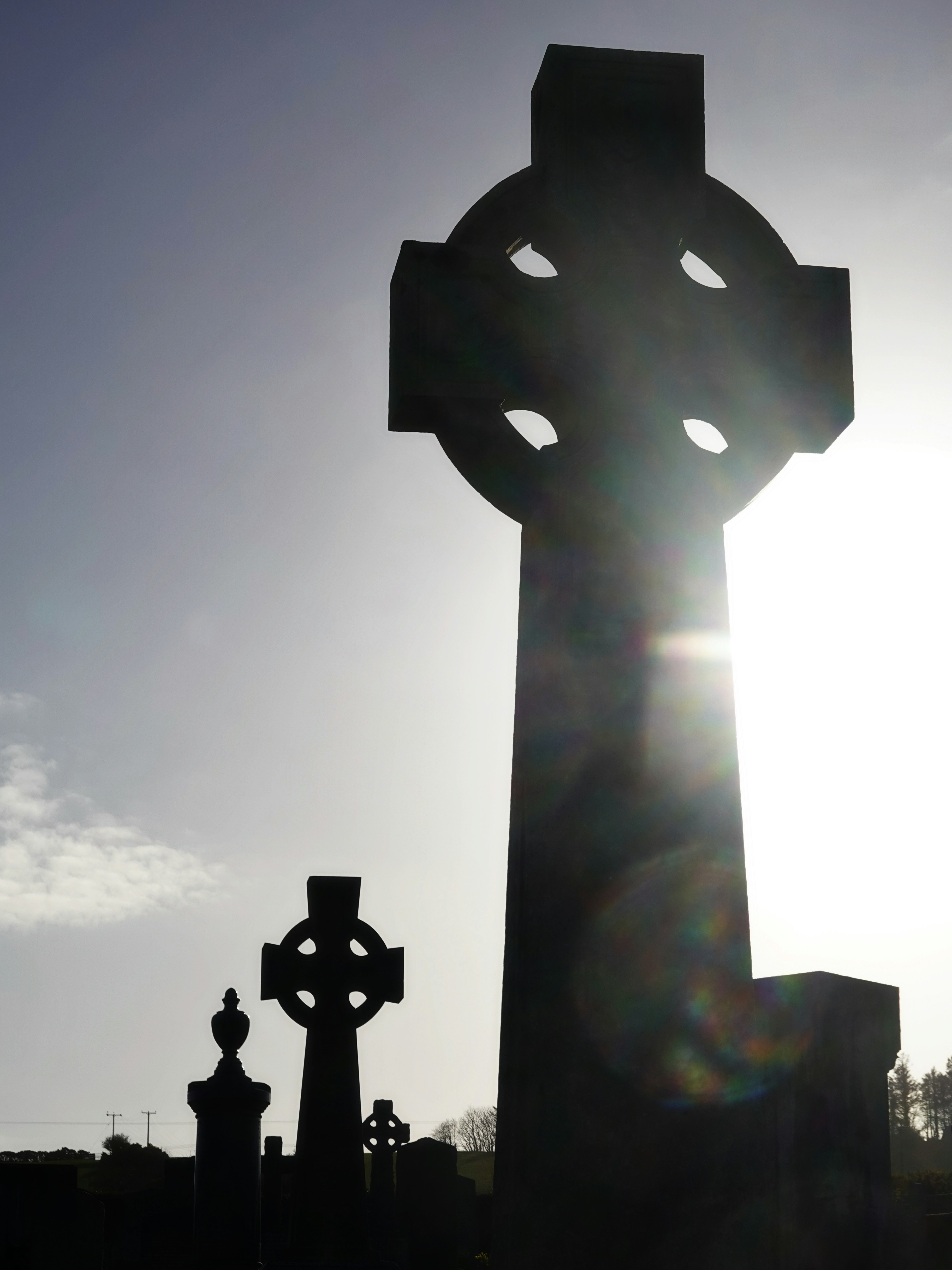 Celtic Crosses Against the Sky: A Silhouette Commentary