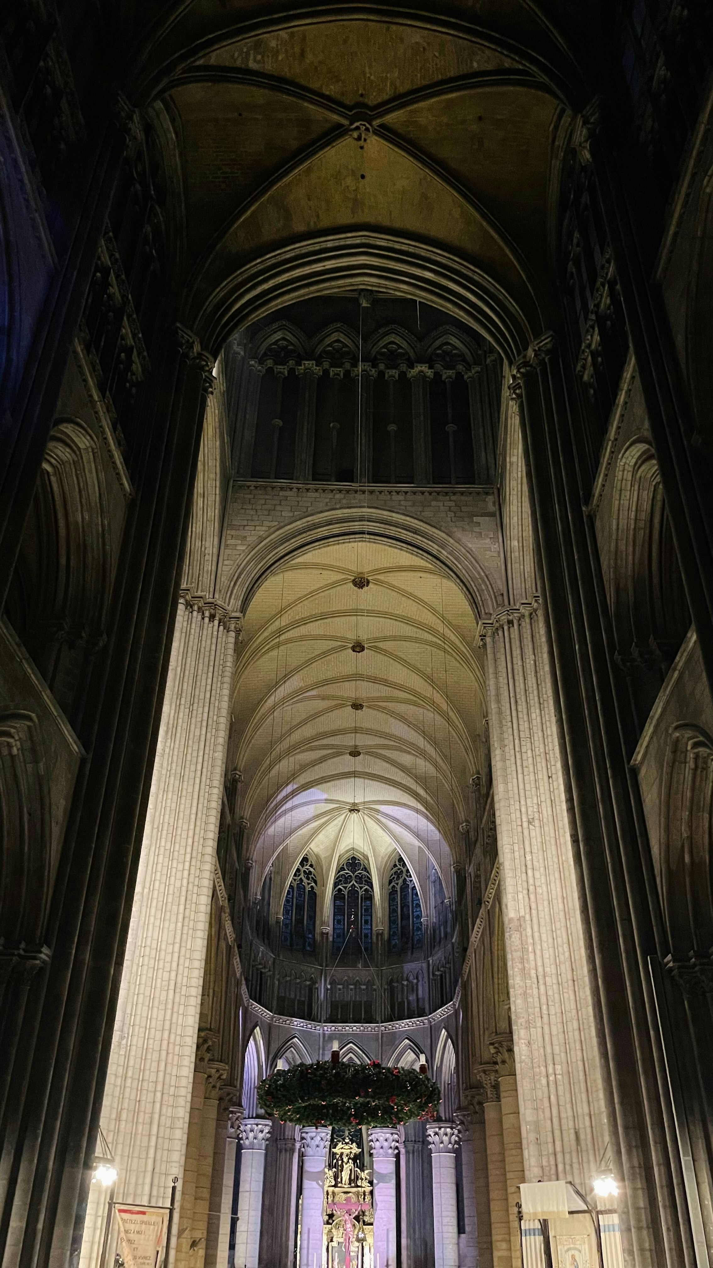 Cathedral Nave:Vaulted Light guiding to the Altar