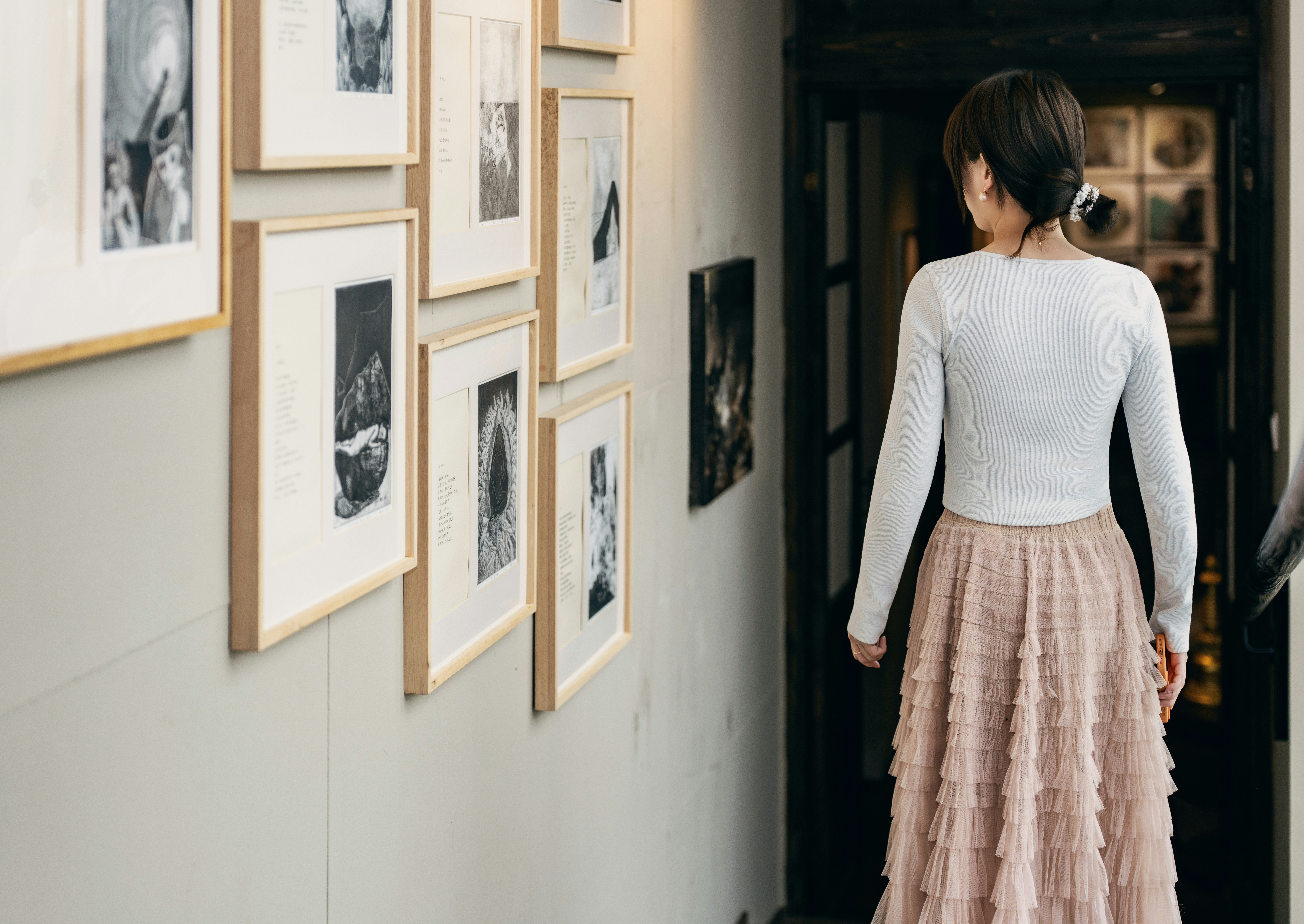 Quiet Walk Through a Framed Gallery