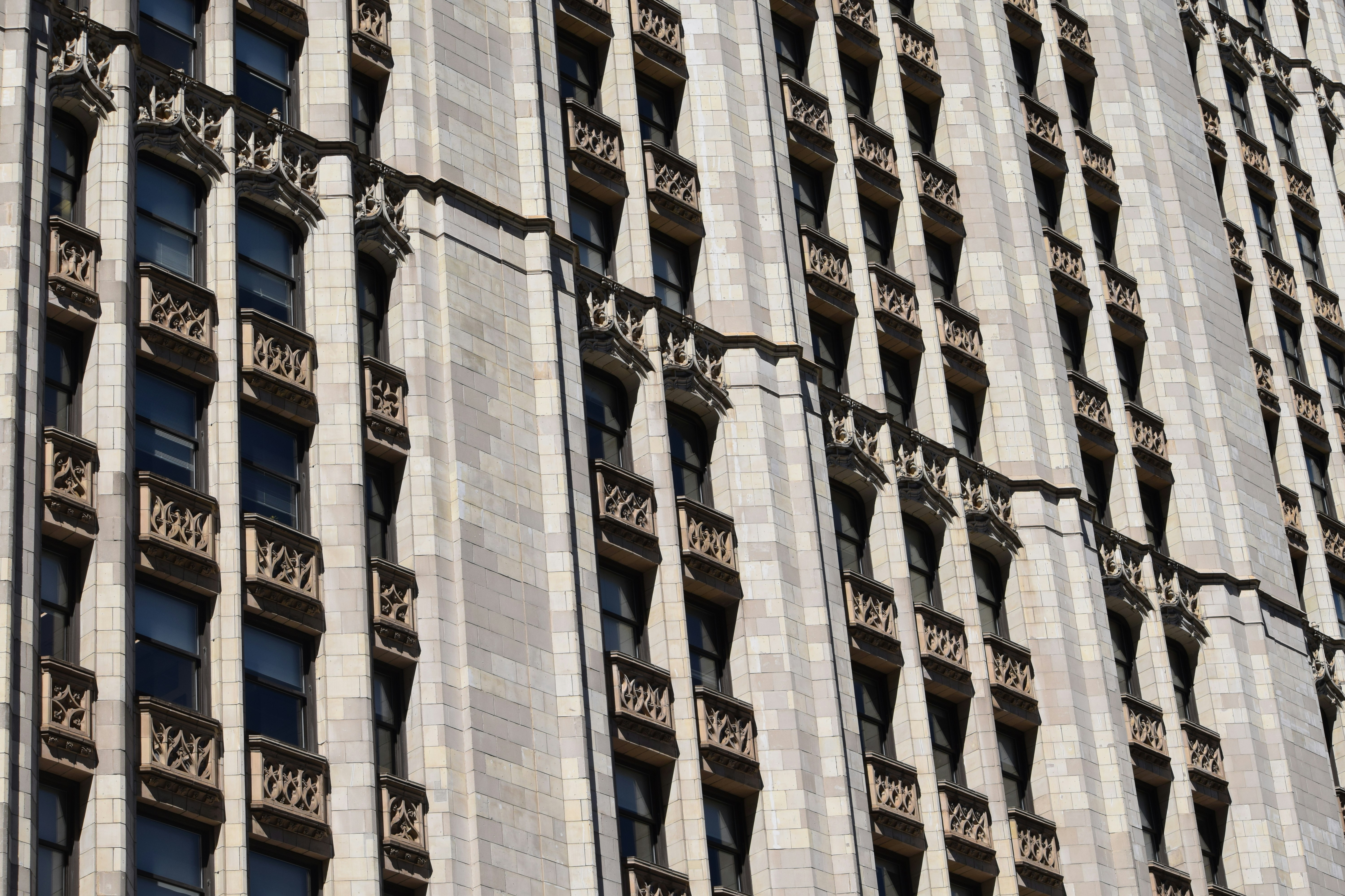 Ornate Facade: Repetitive Castings of Stone and Shadow