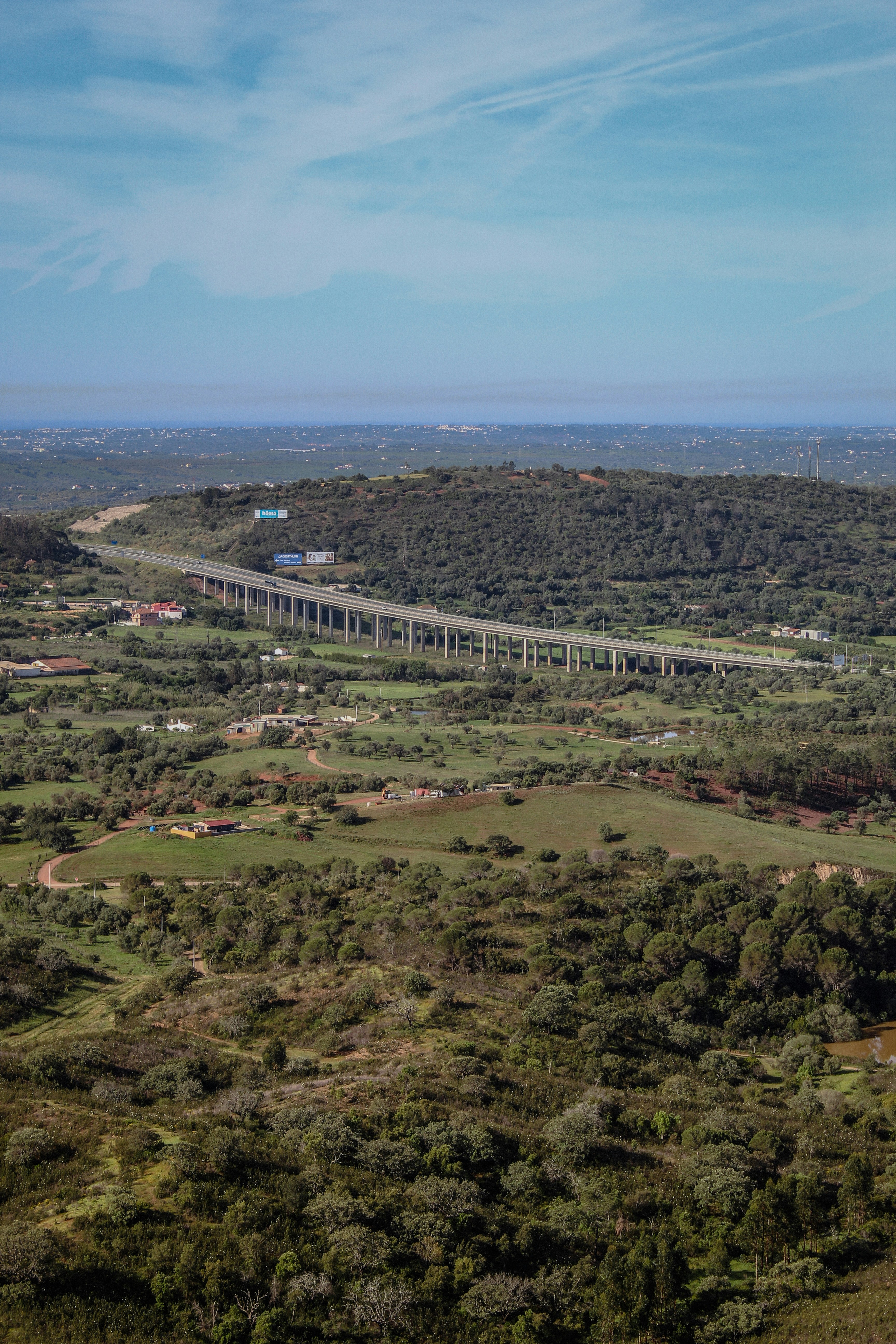 Highway Across the Hills: A Quiet Arc Through Green Fields