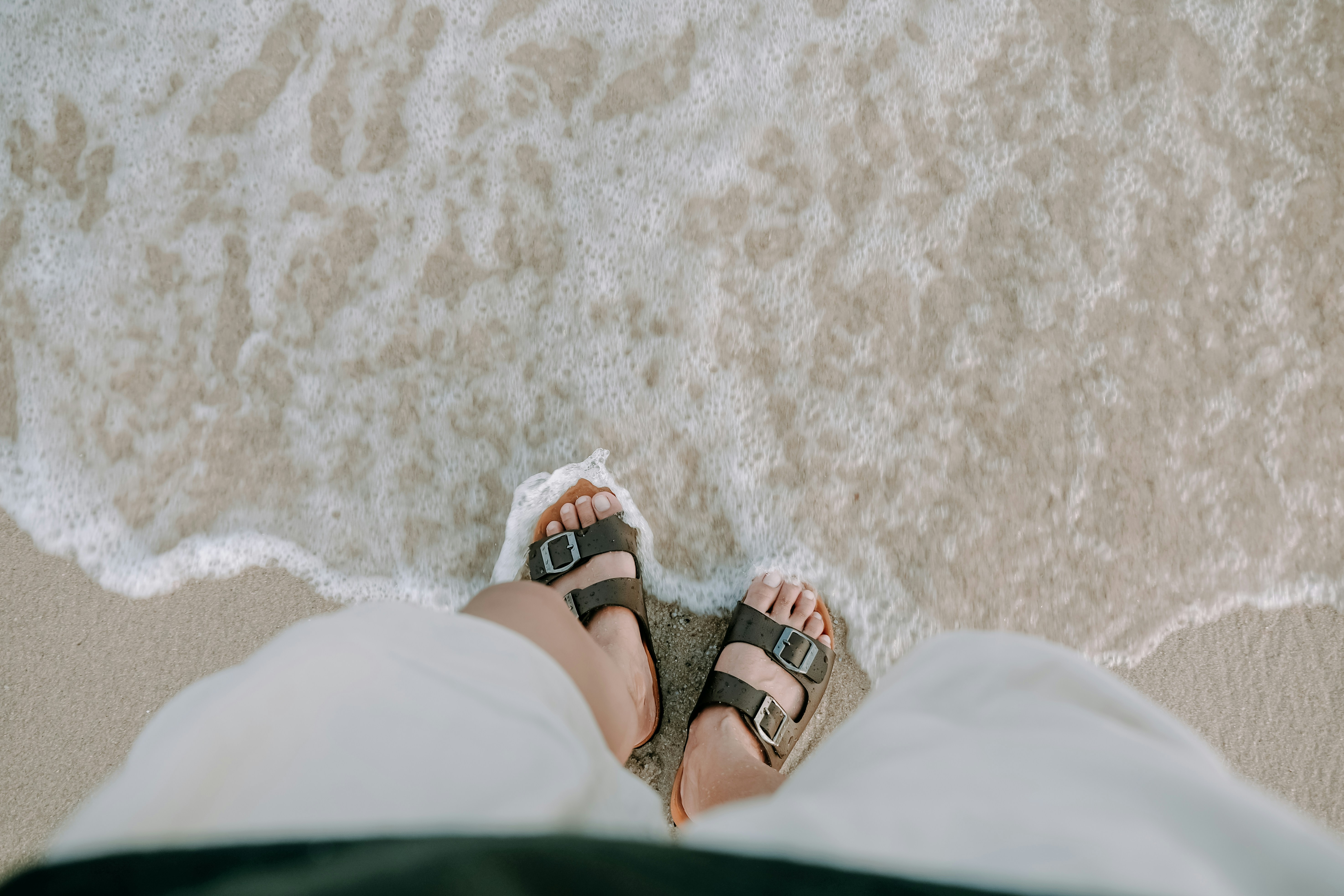 Feet in the Tide: A Shoreline Moment from a Shoreline View