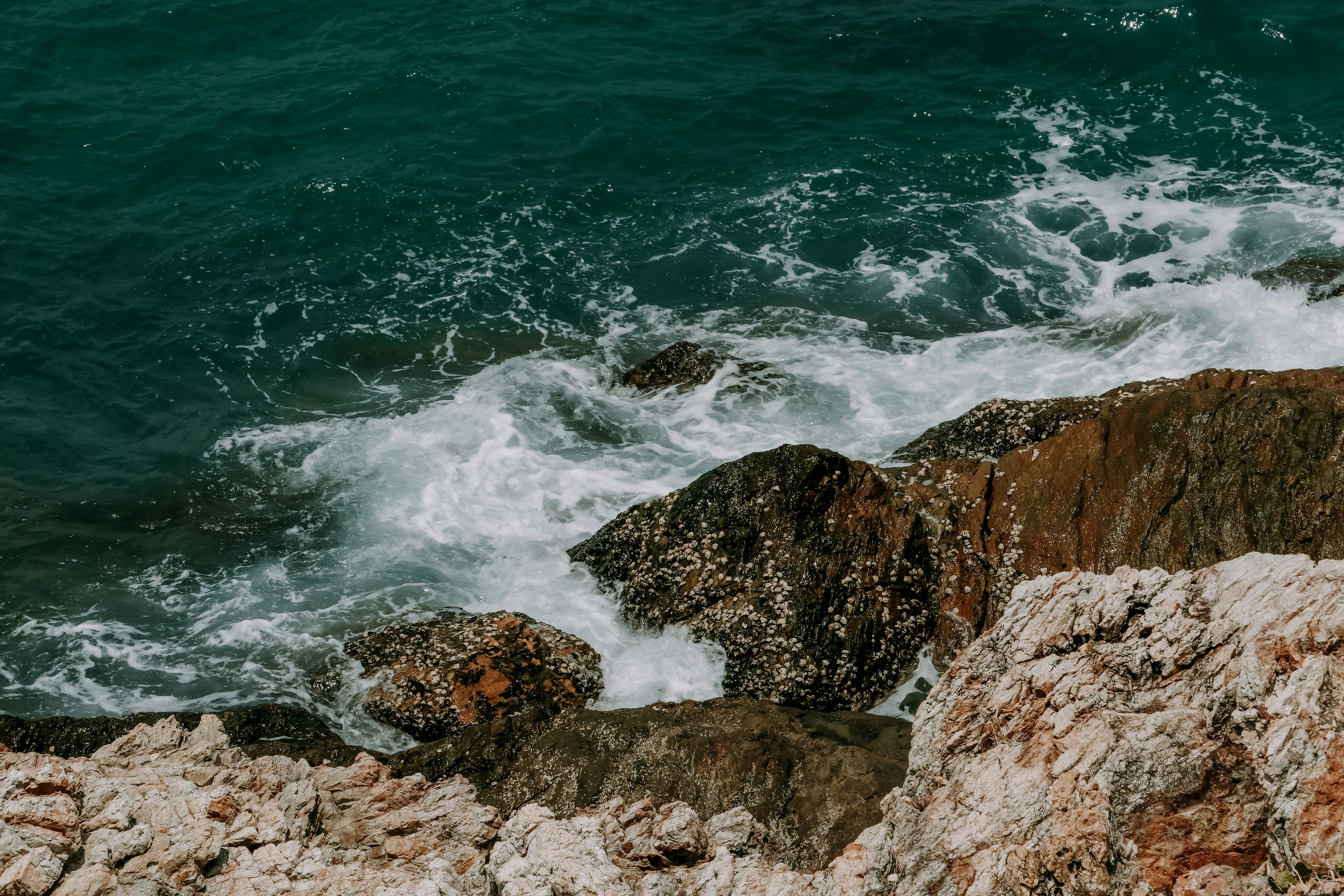 Rugged Crests Meet the Surf