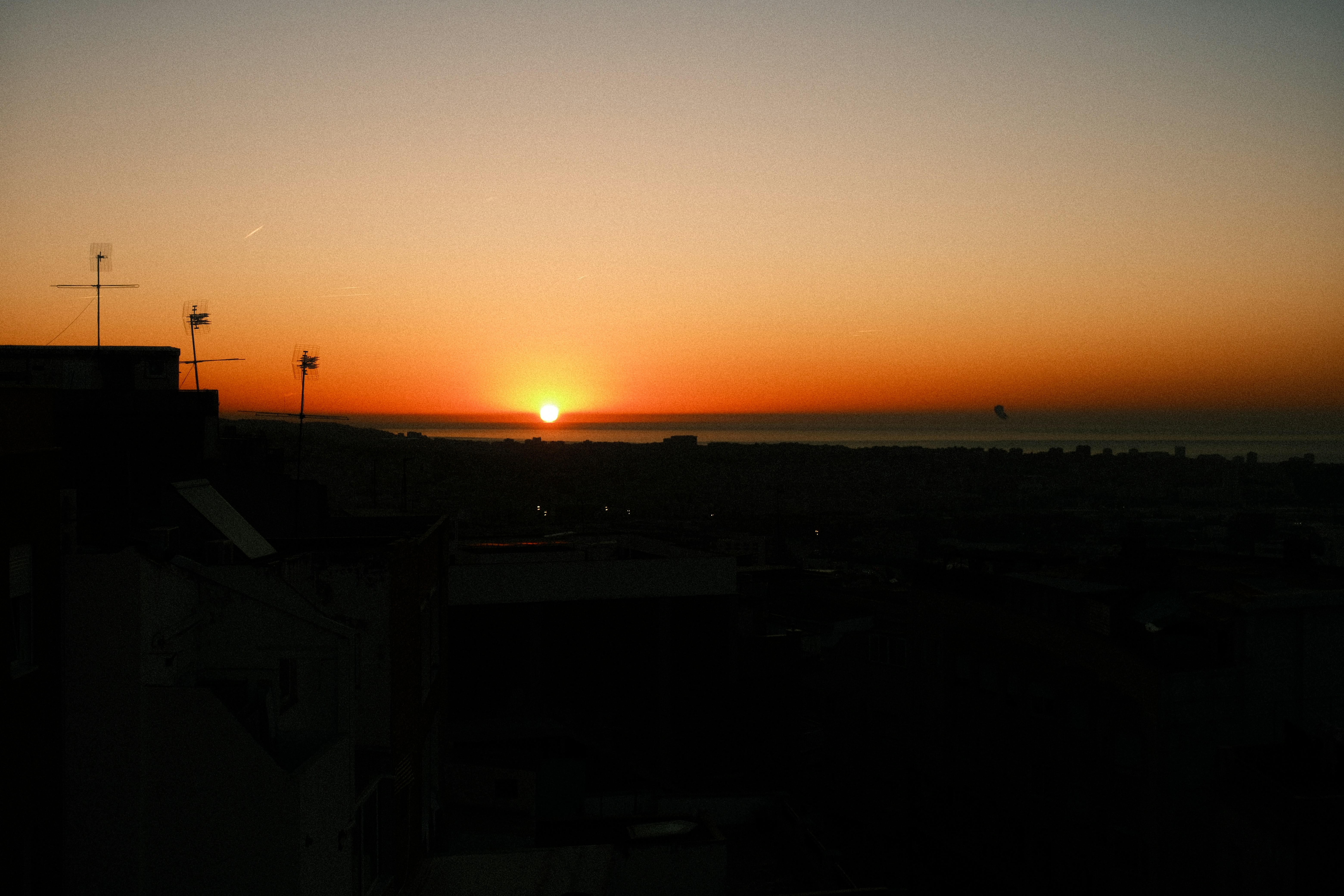 Sunset at the Quiet Horizon