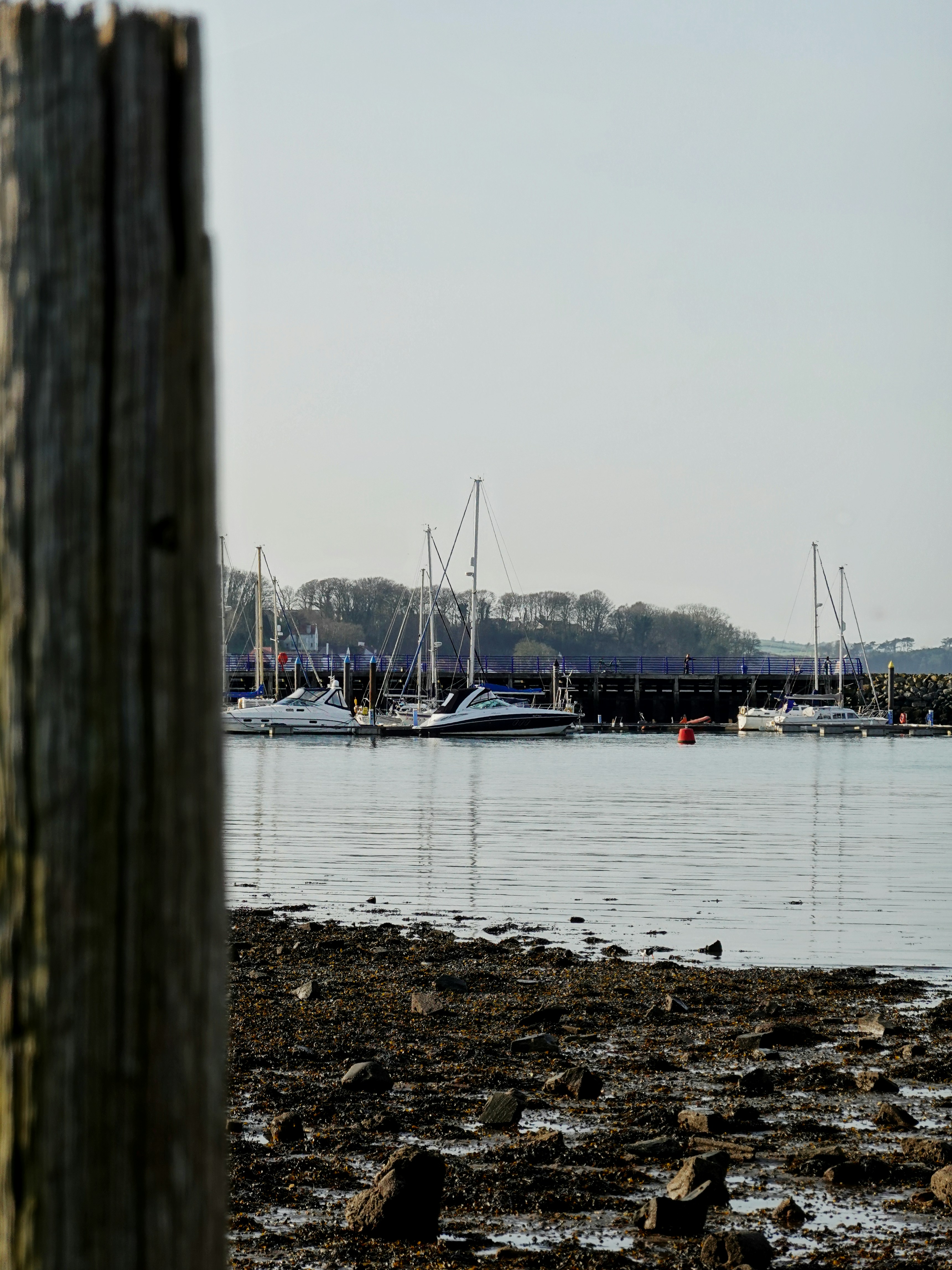 Beacon at the Pier: Boats Rest on a Quiet Waterfront