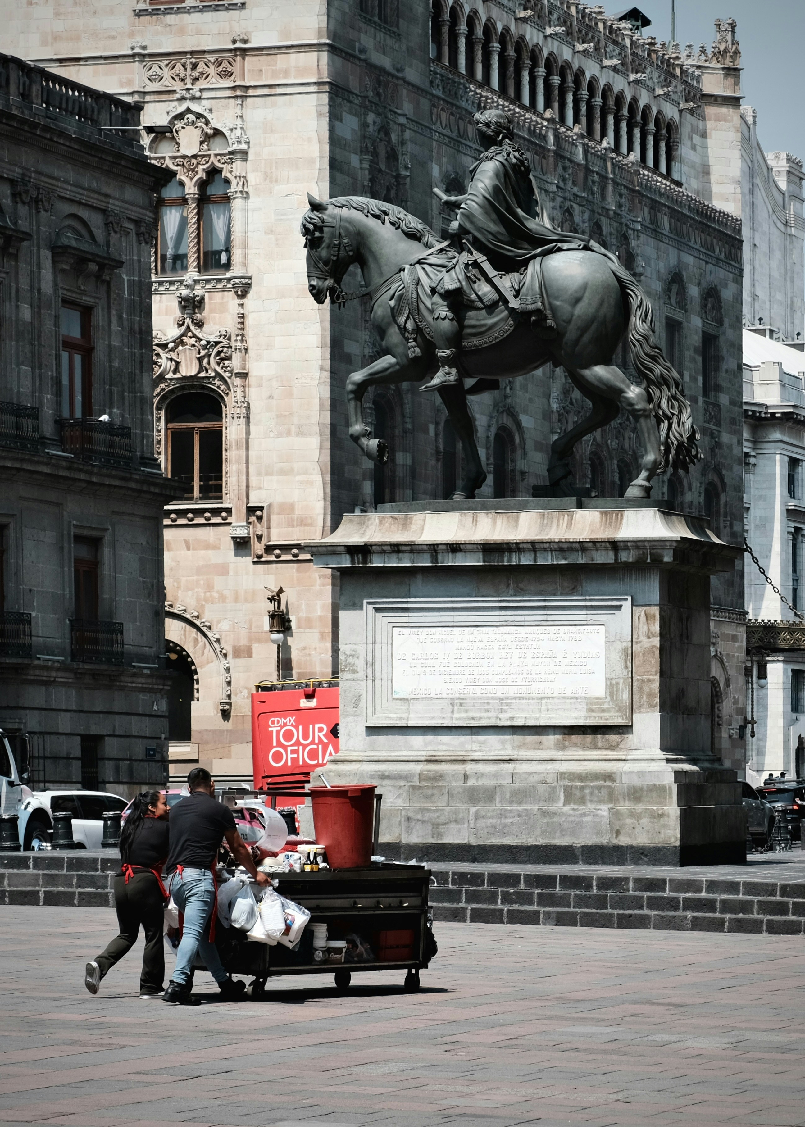 Equestrian Monument in the City Square