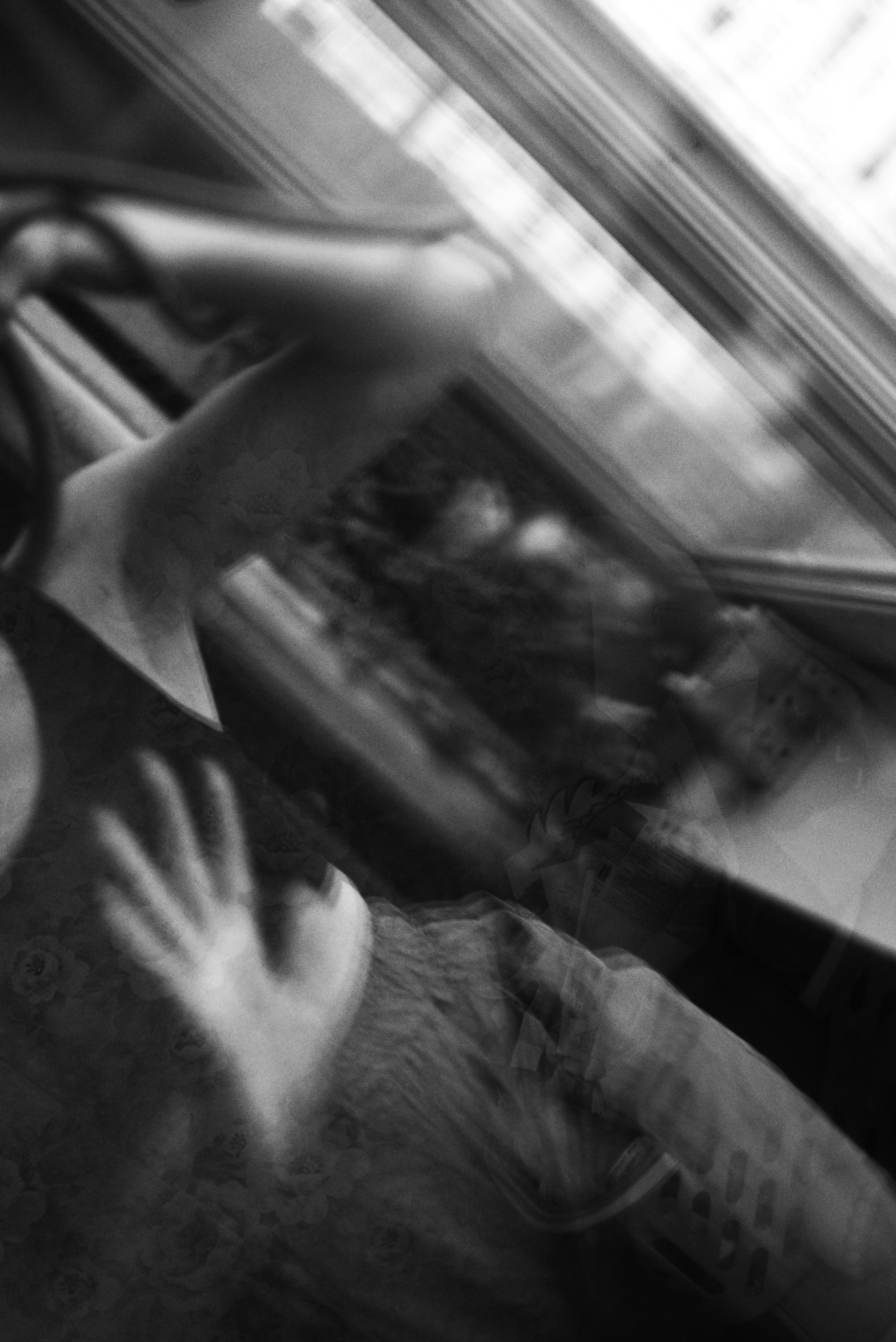 Blurred Drive: A Movable Moment in Crowded Glass