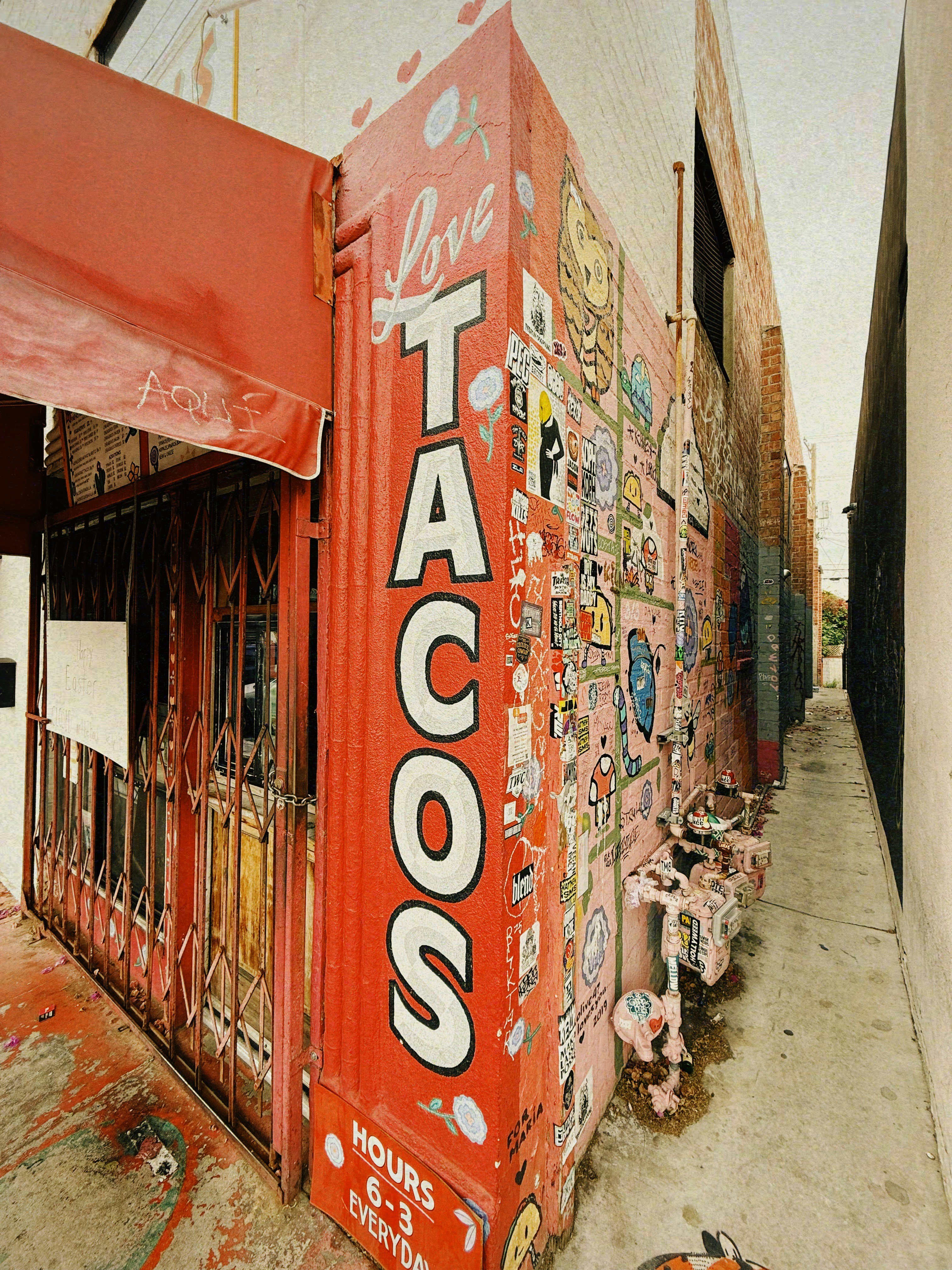 Vivid Alleyway: The Red Taco Shop Corridor