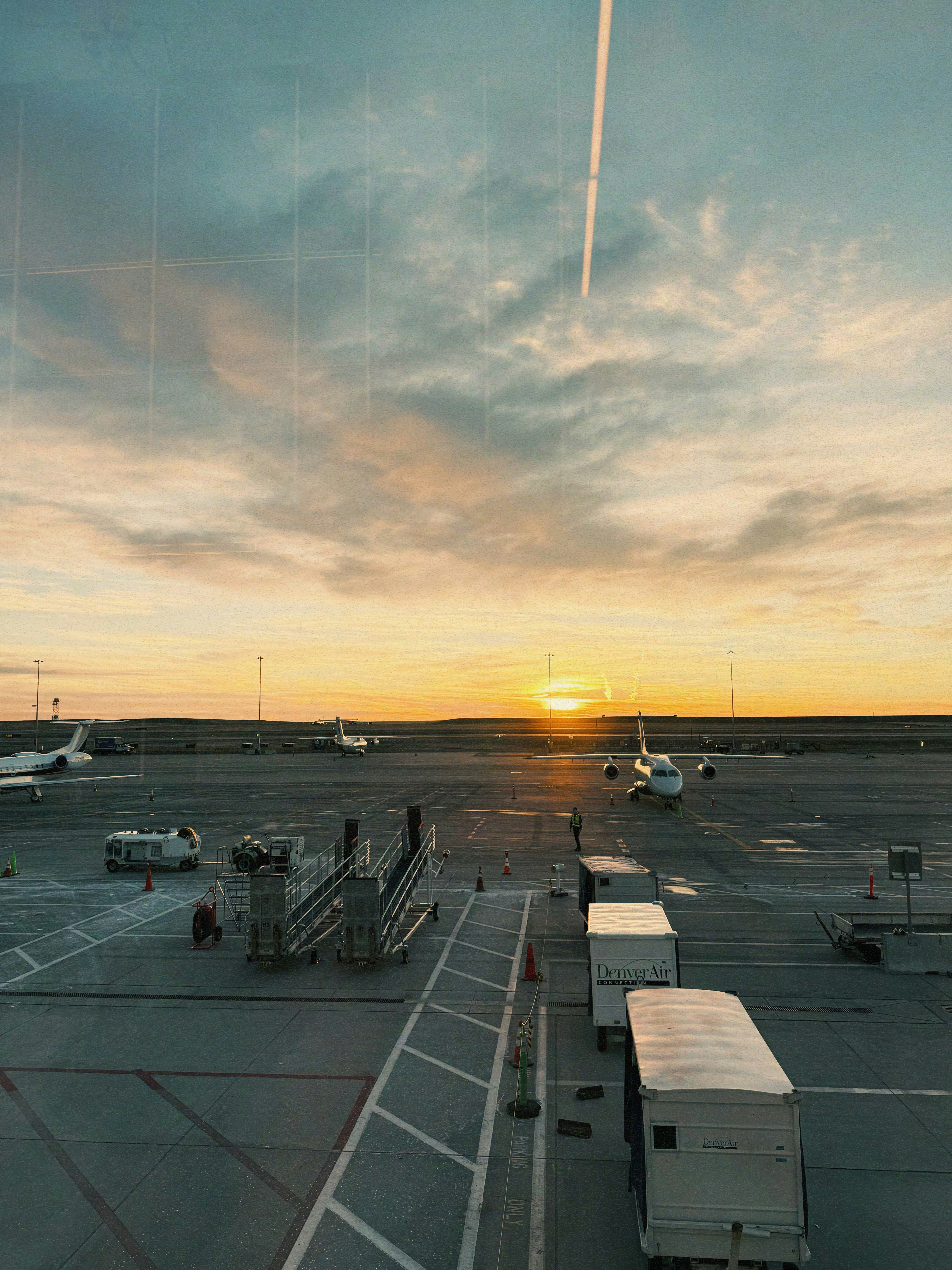 Sunset Gate: Airfield Horizon at the Terminal