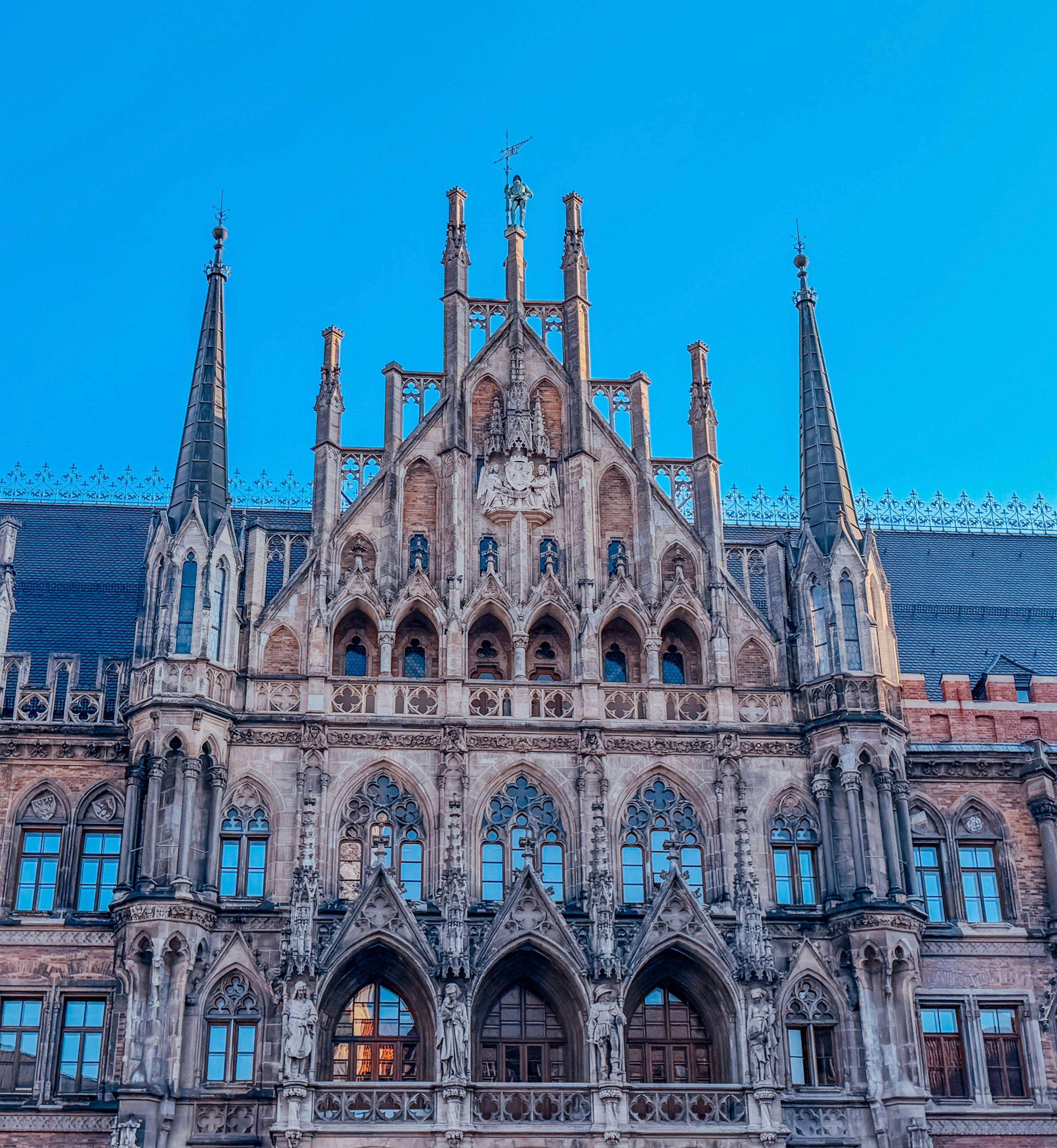 Gothic Gables: Symmetry and Spires of a City Cathedral