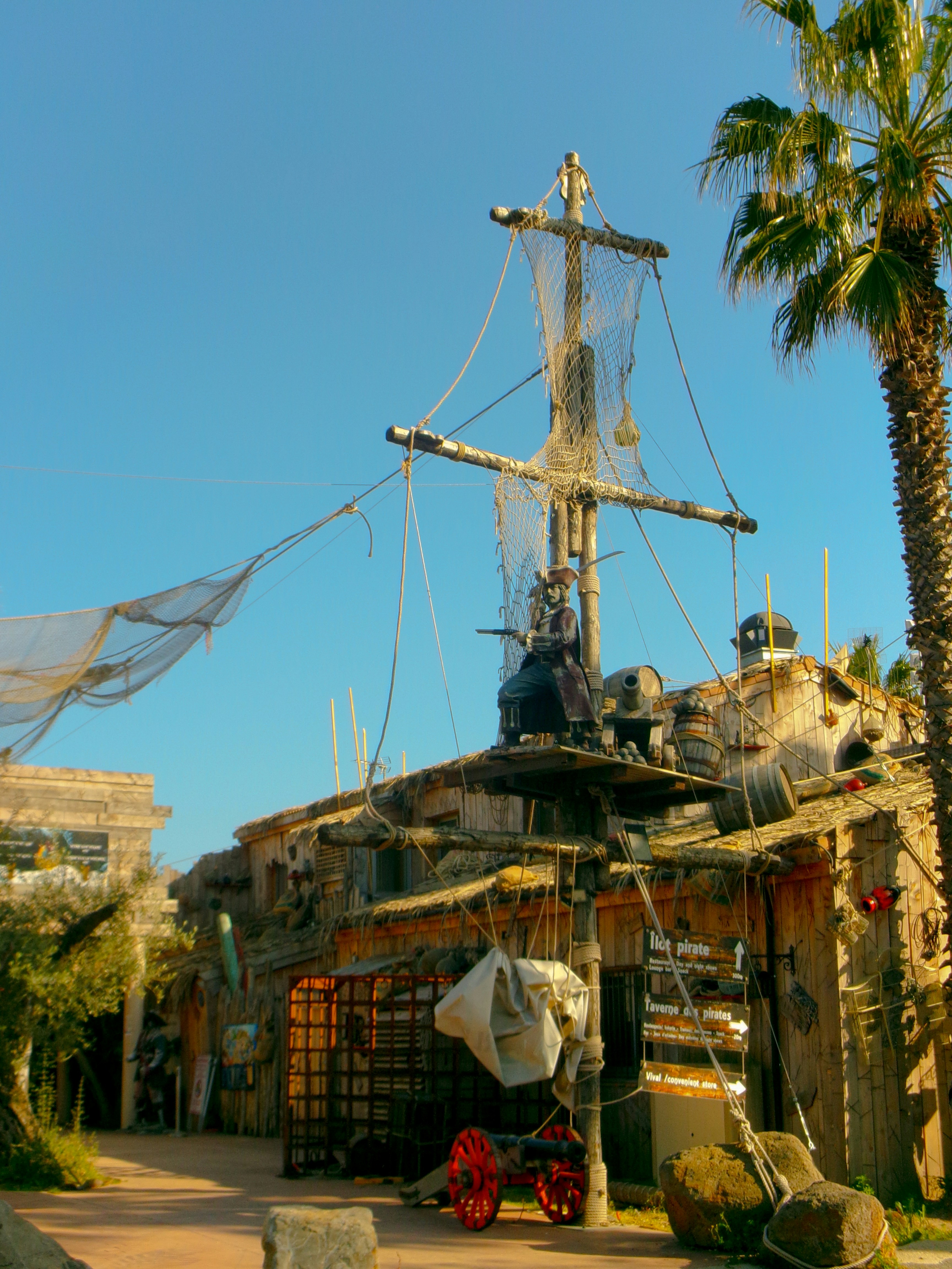 The Hanging Rig: A Distant Sailor’s Workshop Under a Palm