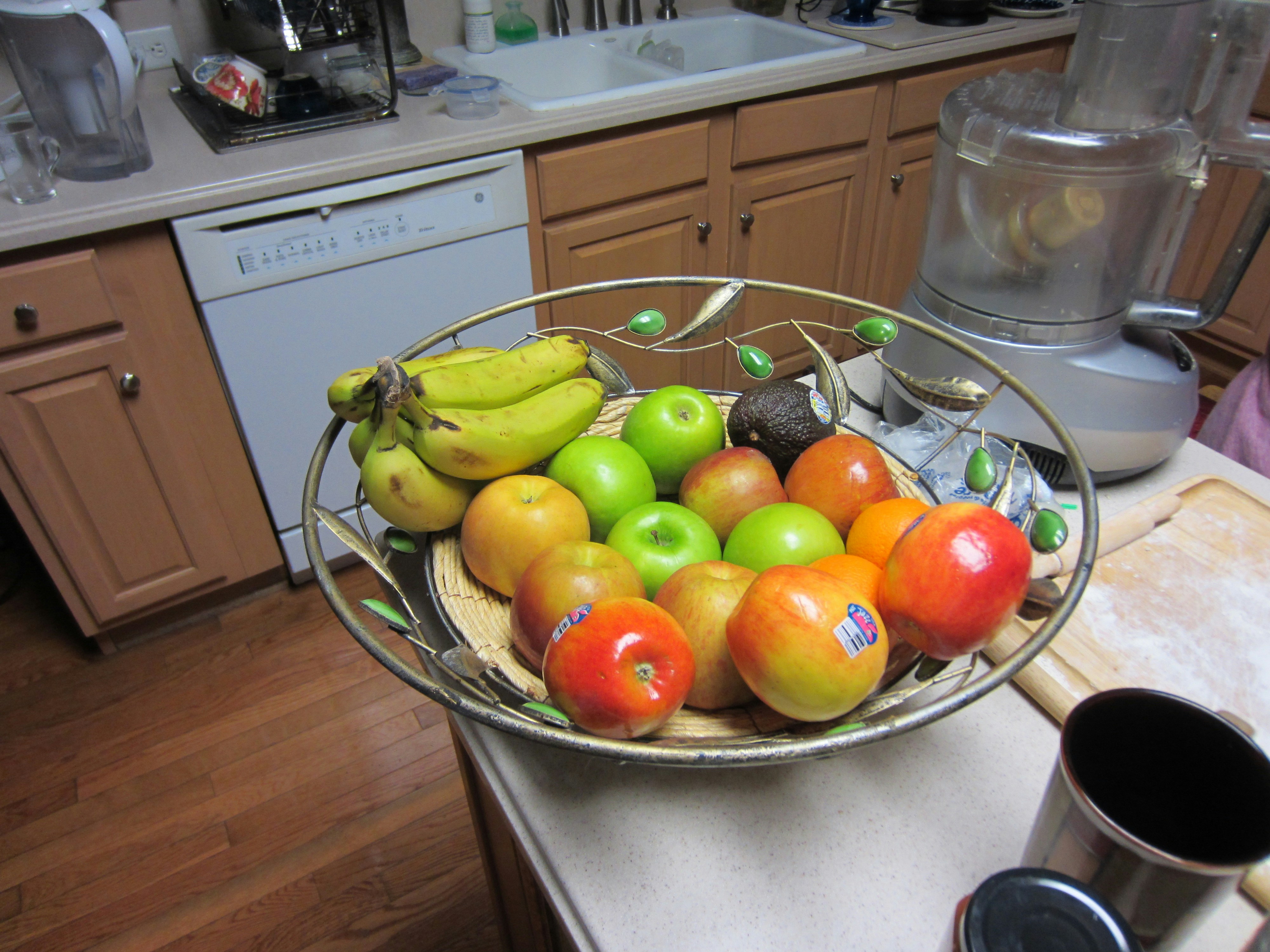 Fruit Basket Finale: A Corner Kitchen Still Life