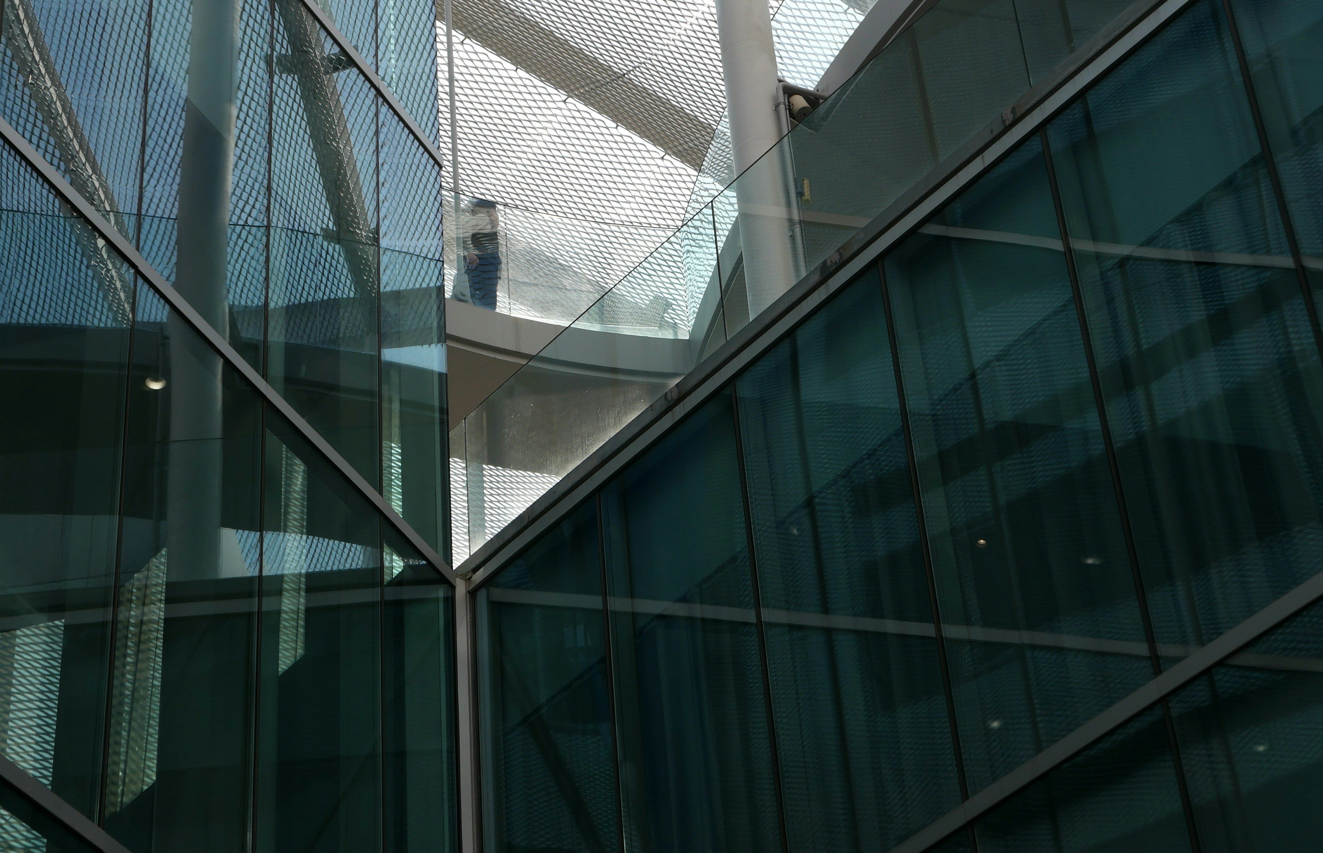 Intersecting Glass: Echoes of Steel and Sky