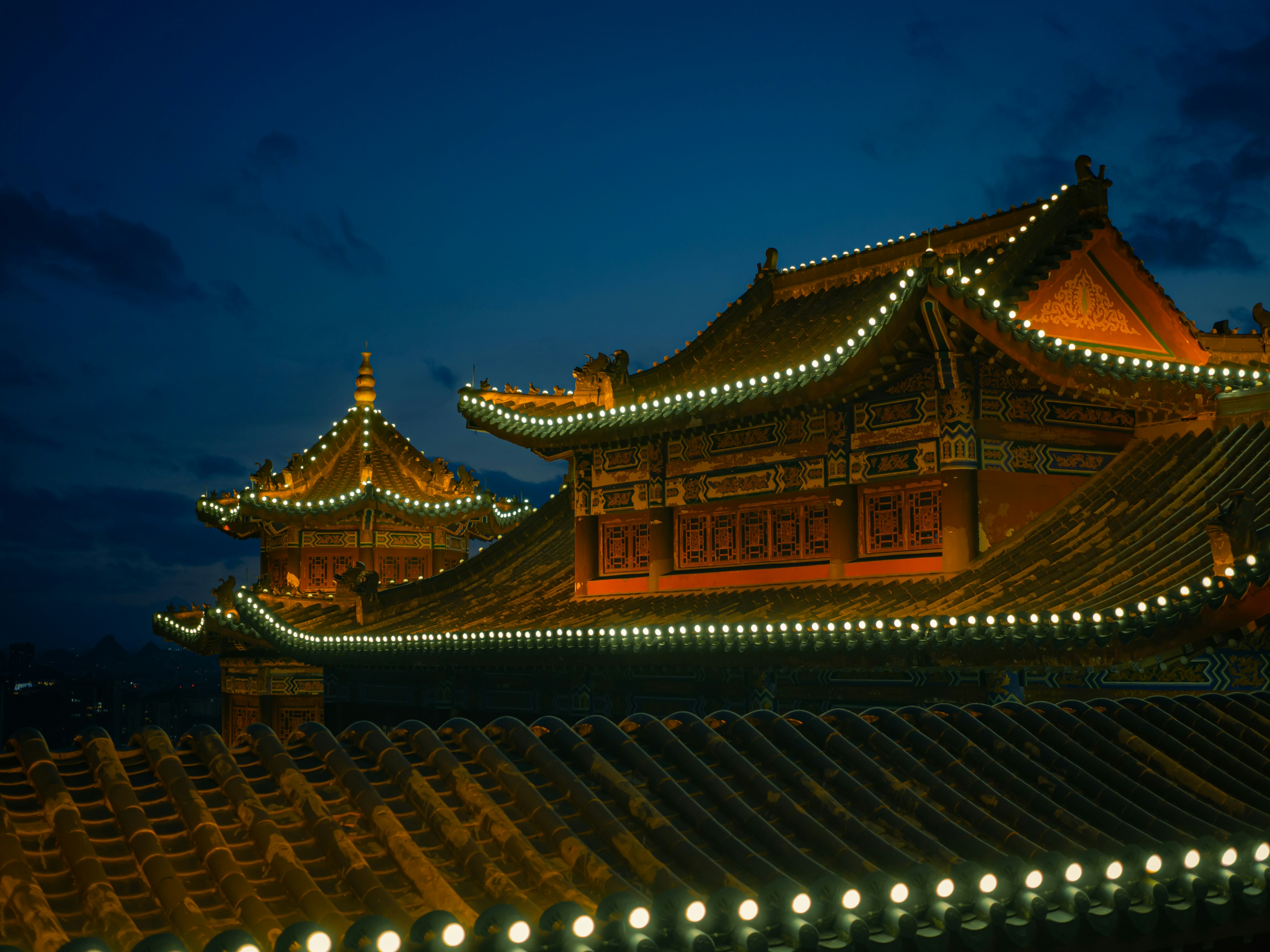 Lantern-lit Rooflines: An Evening at the Eaves