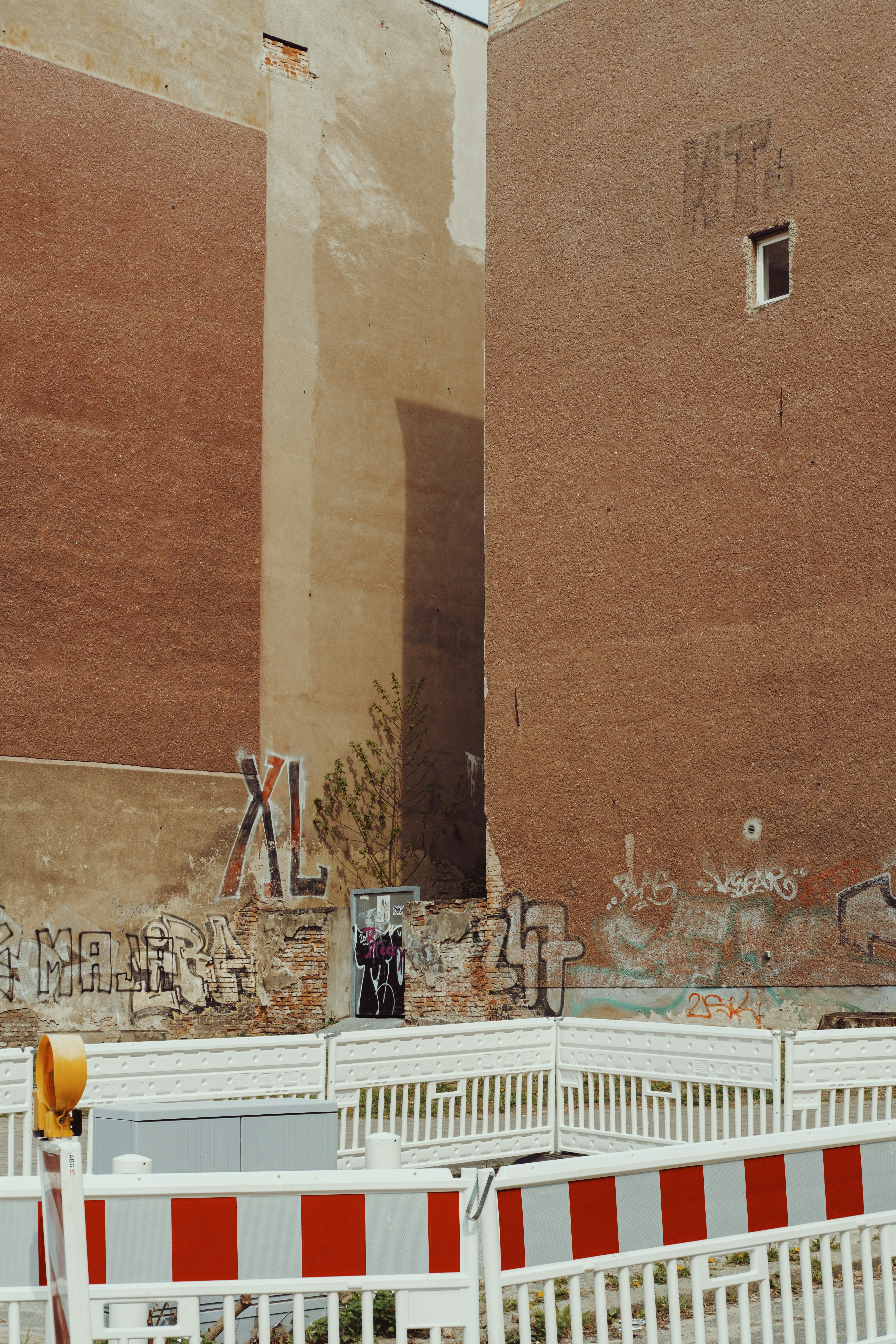 Urban Wall Segments and Construction Barricade