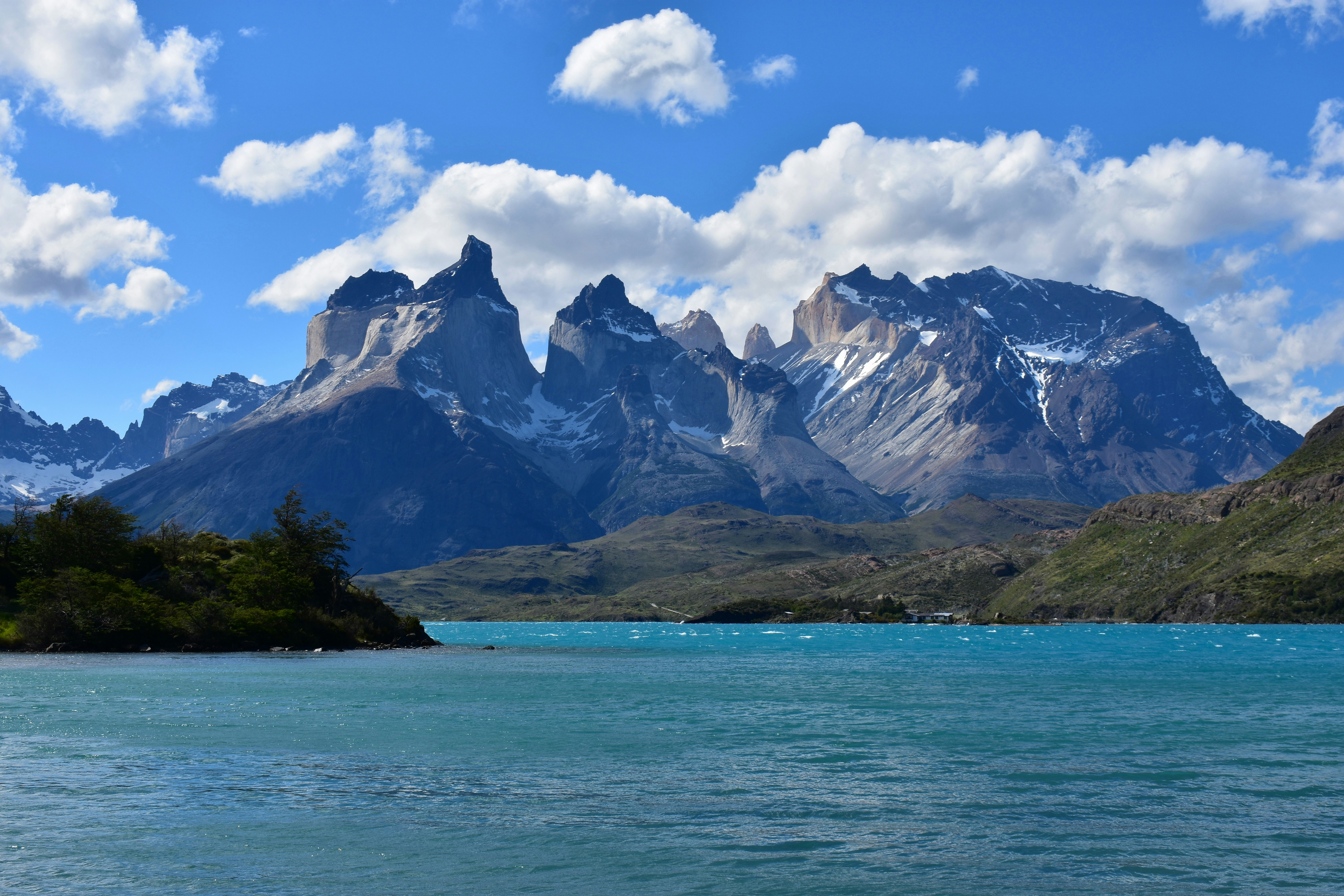 Azure Fjord Bluescape under Peaked Giants