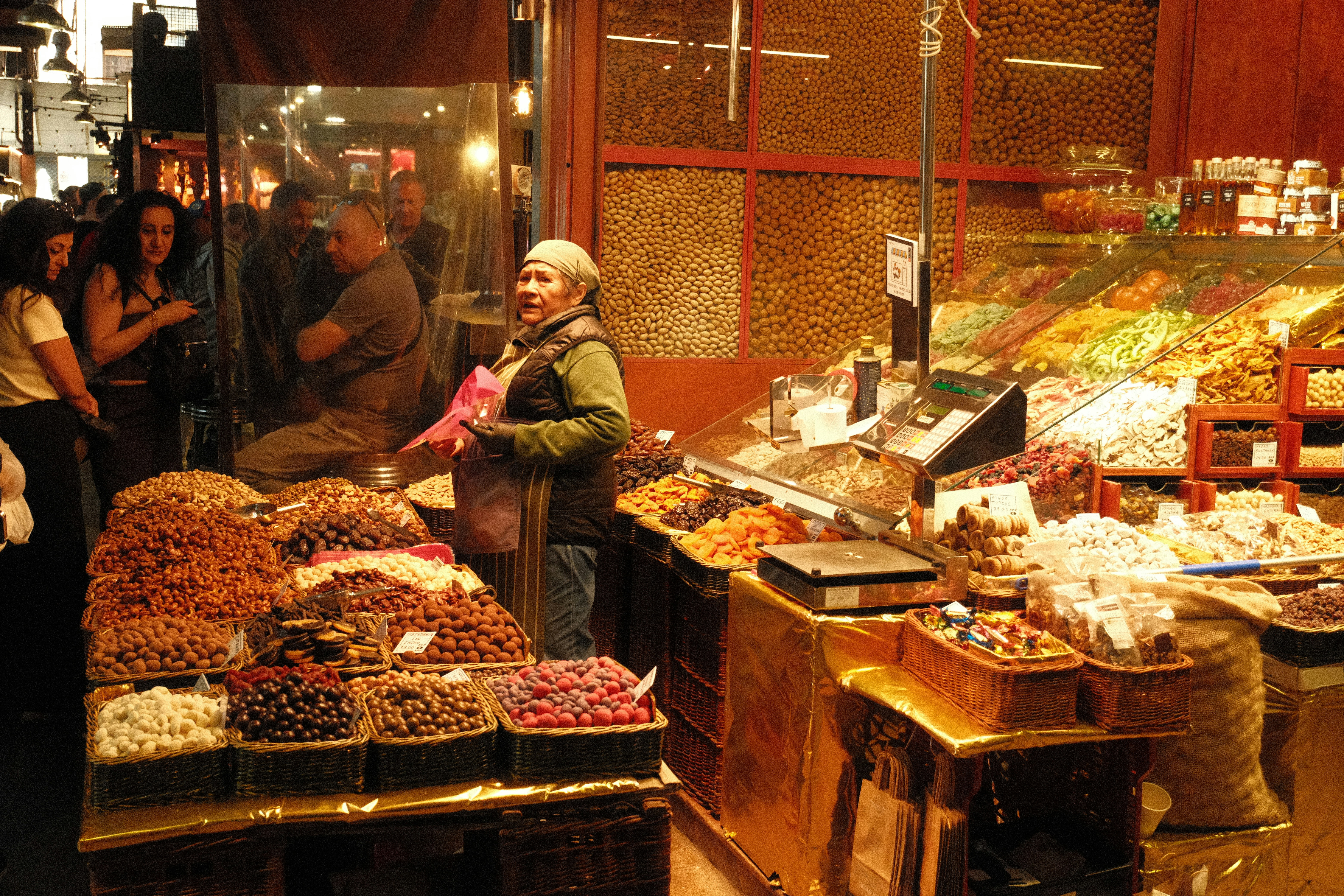 Face-to-Family: A Market Vendor Guarded by Sweets and Spices