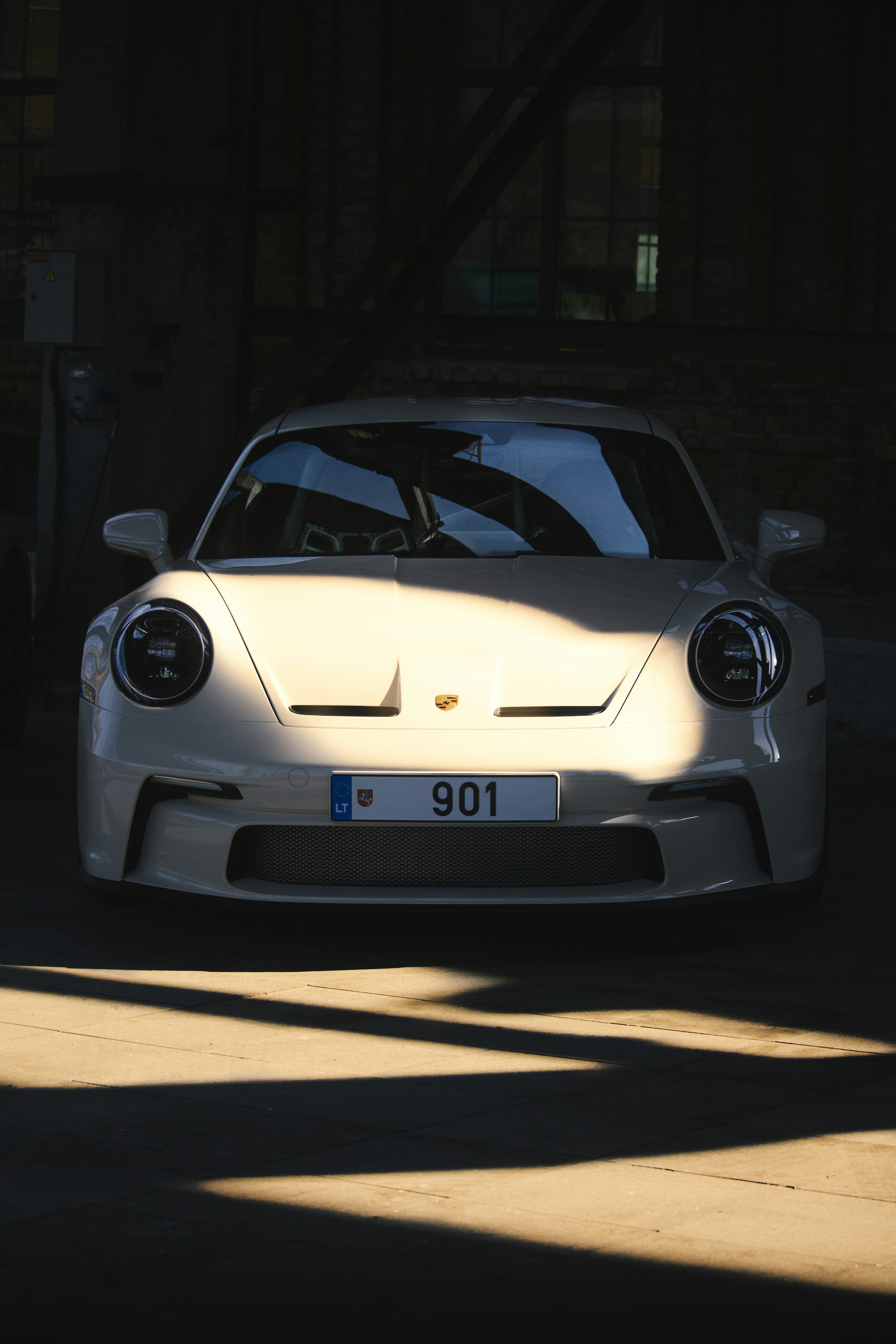 Sunlit Porsche Stares Down the Shadows