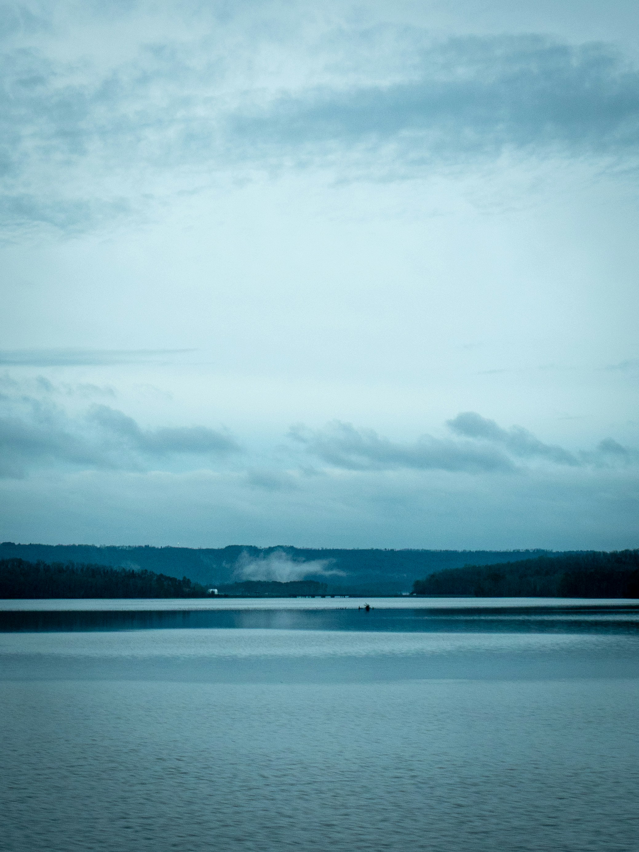 Horizon on a Quiet Blue Hour