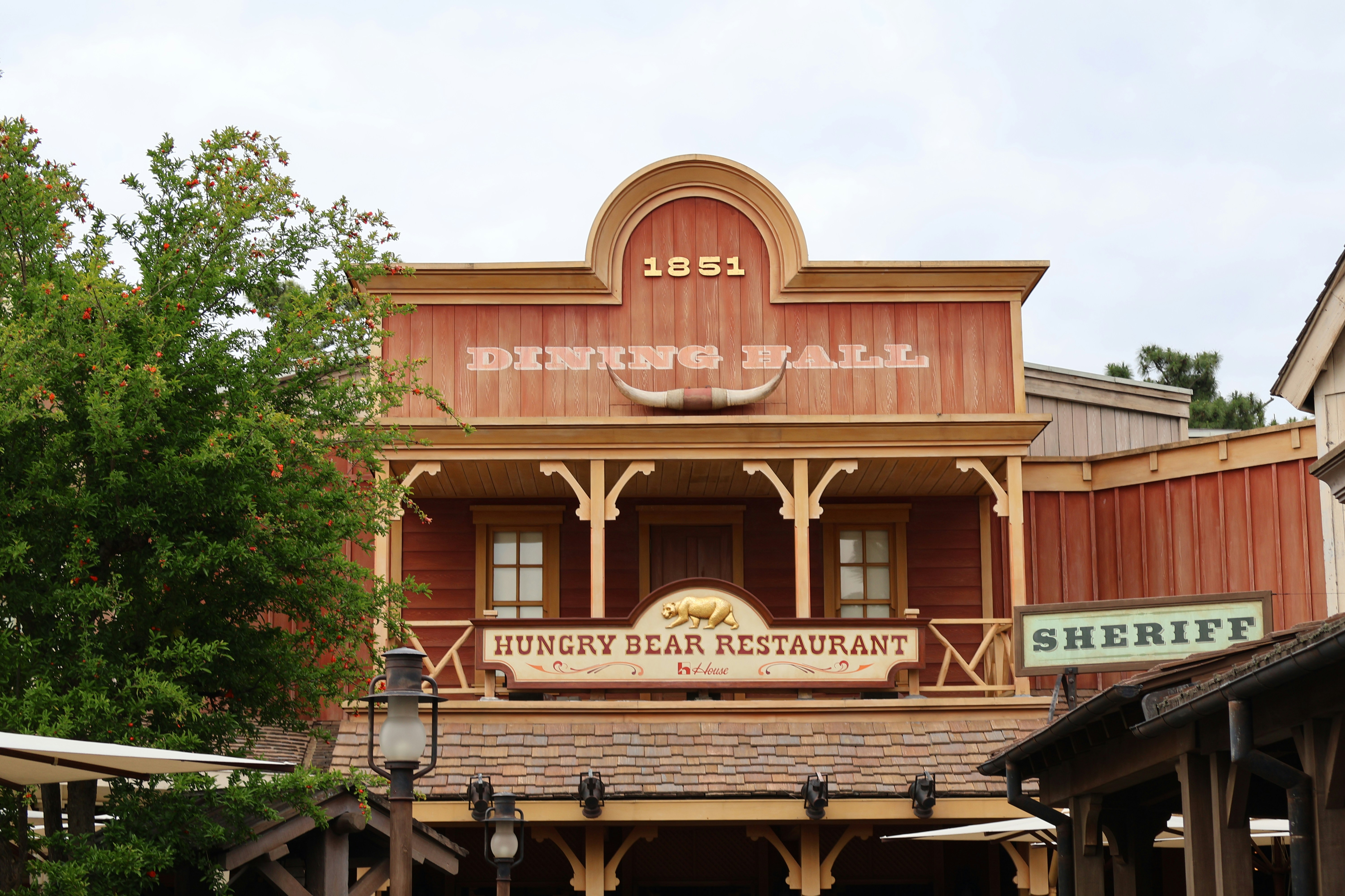 Old West Facade: The Bank of the Hungry Bear and Sheriff’s Office