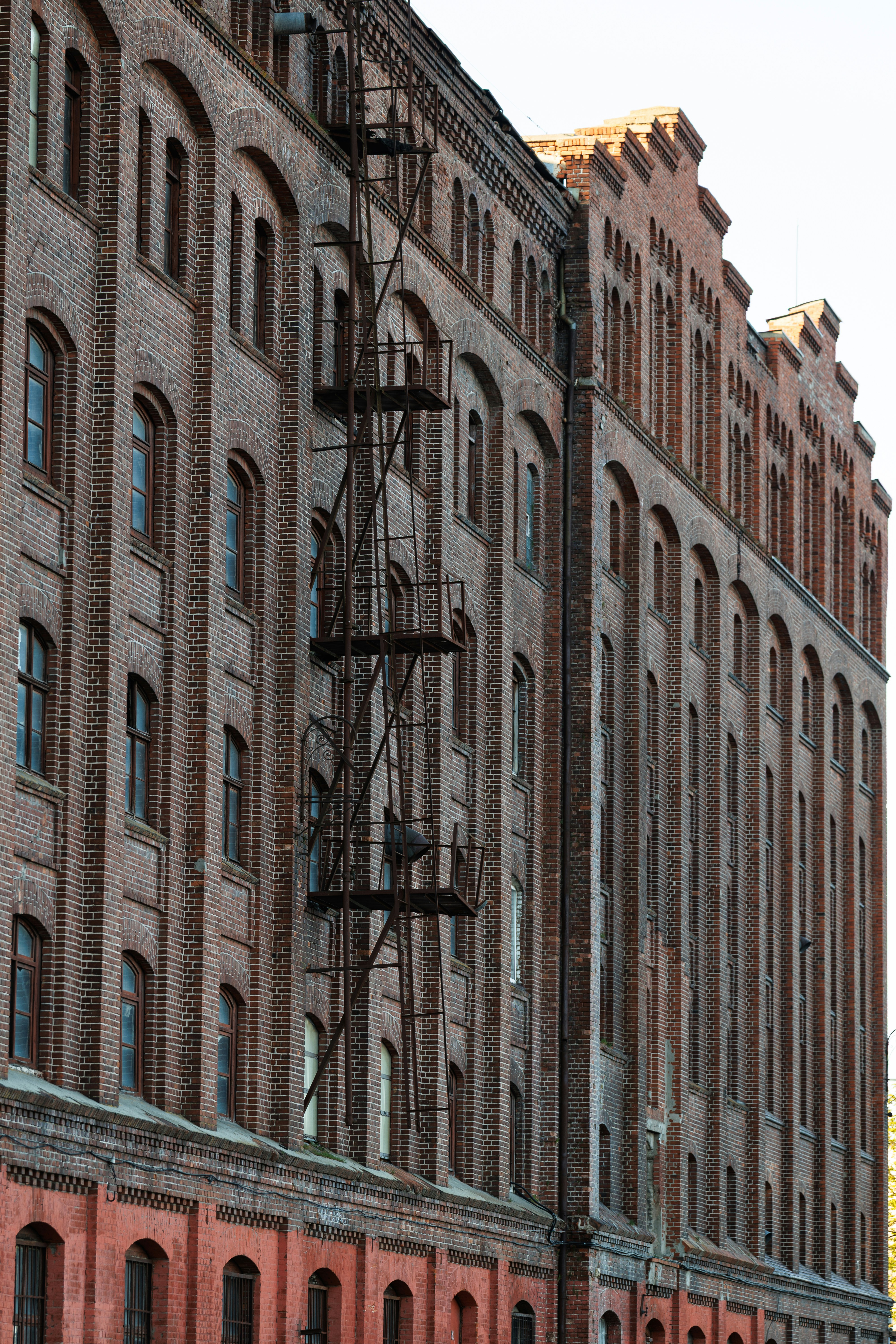 Brick Fortress: Urban Facade and Fire Escape