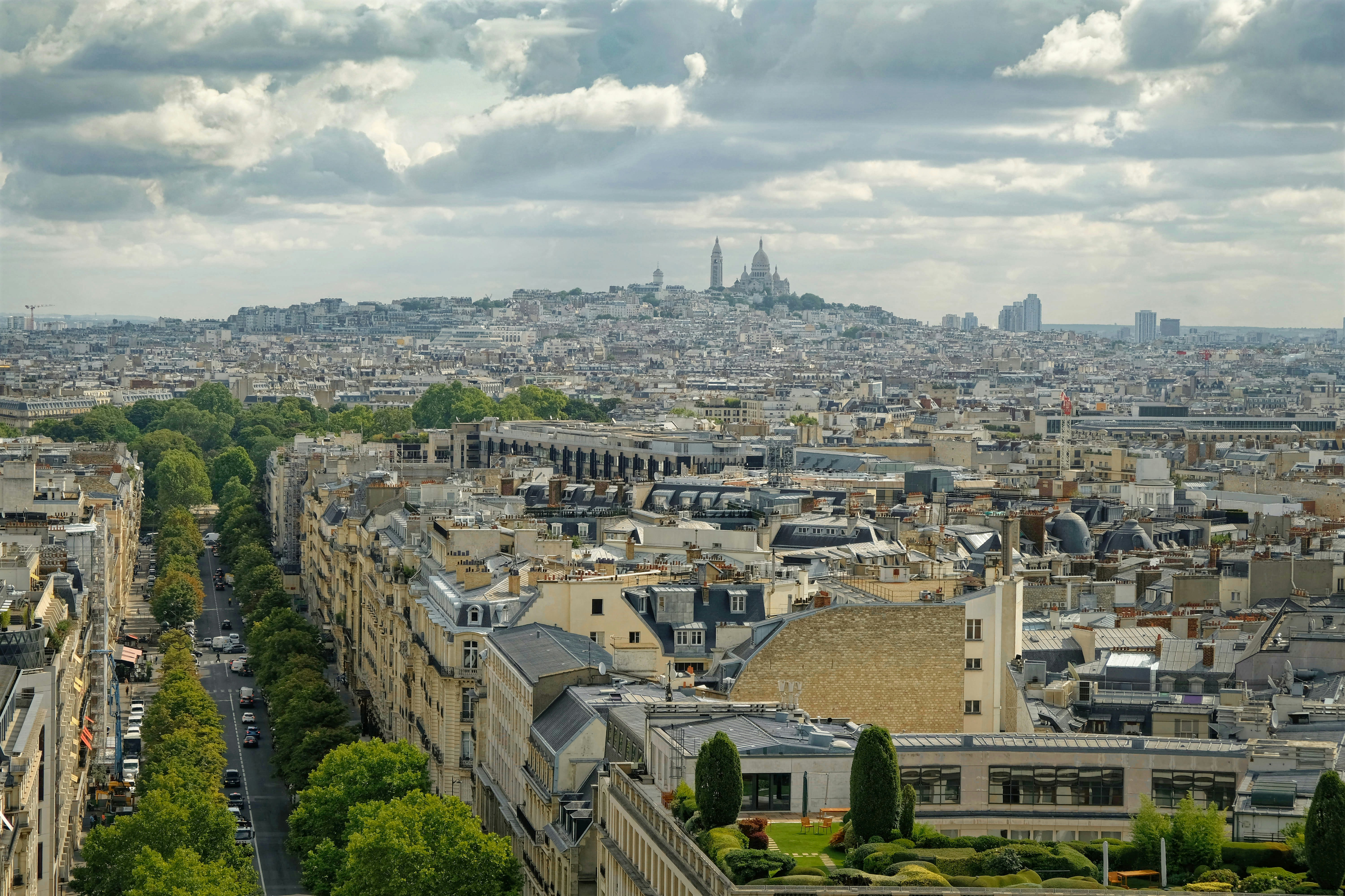 Rooftop Vista Over a Classic European City