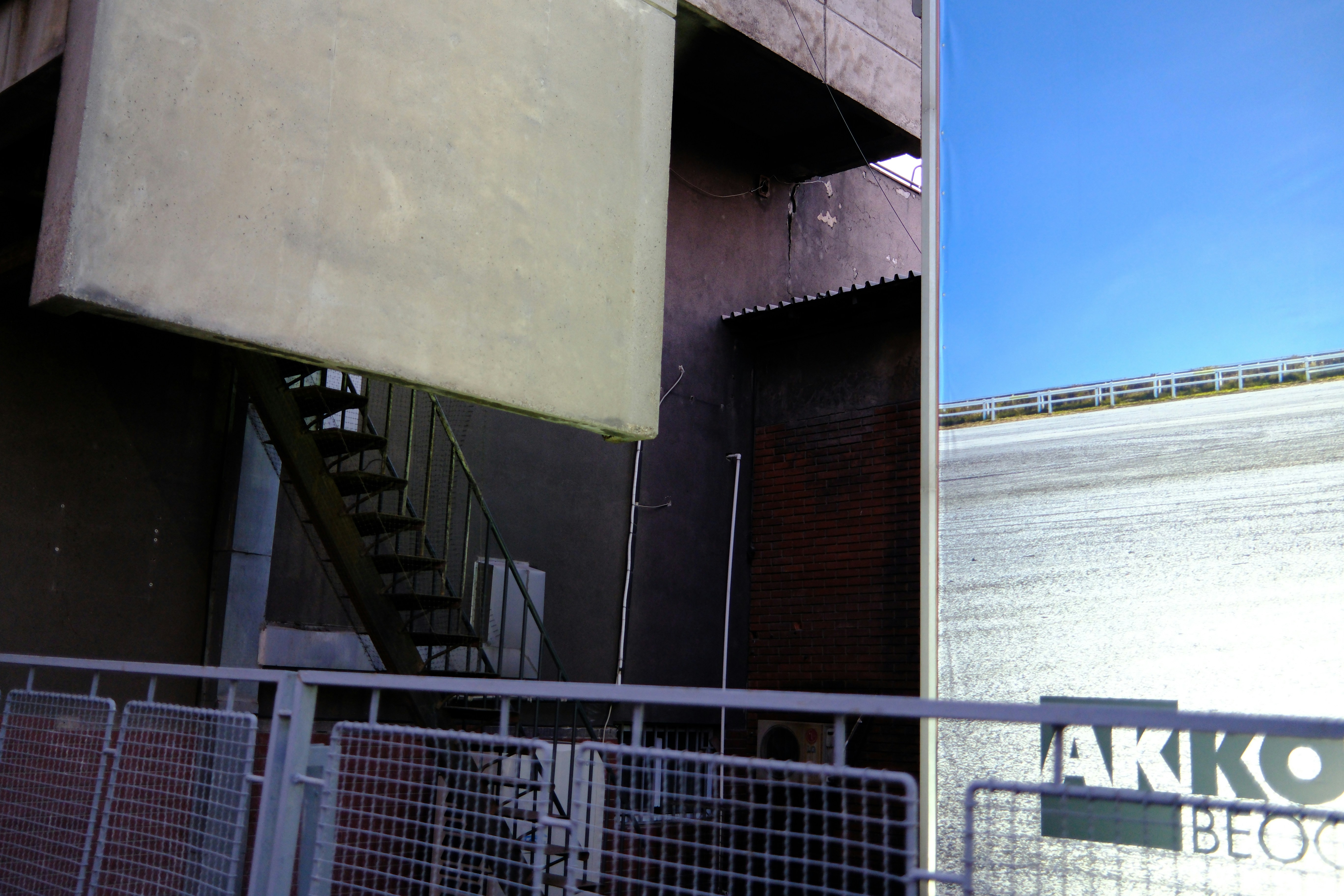 Industrial Overhang and Blue Sky