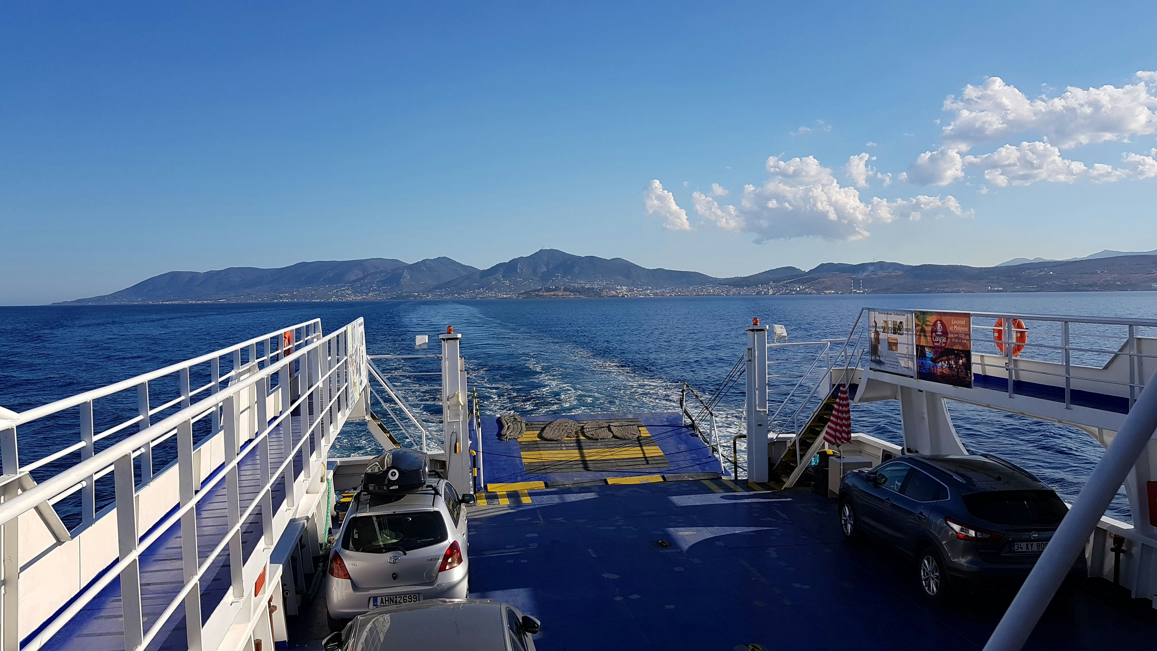 Deckline Across the Blue: A Ferry Plateaus Toward the Open Sea