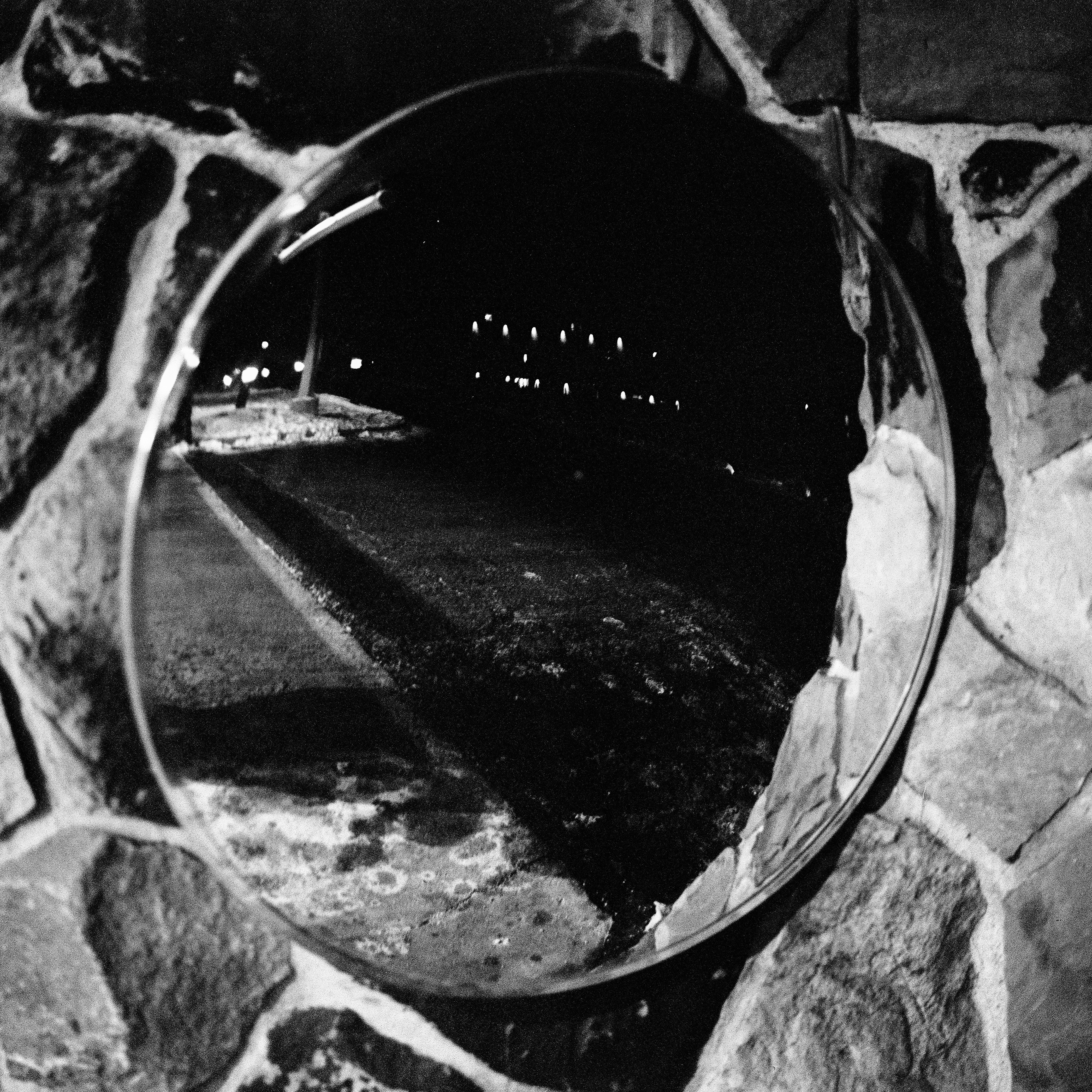 Moonlit Curve: A Ring of Stone and Glass