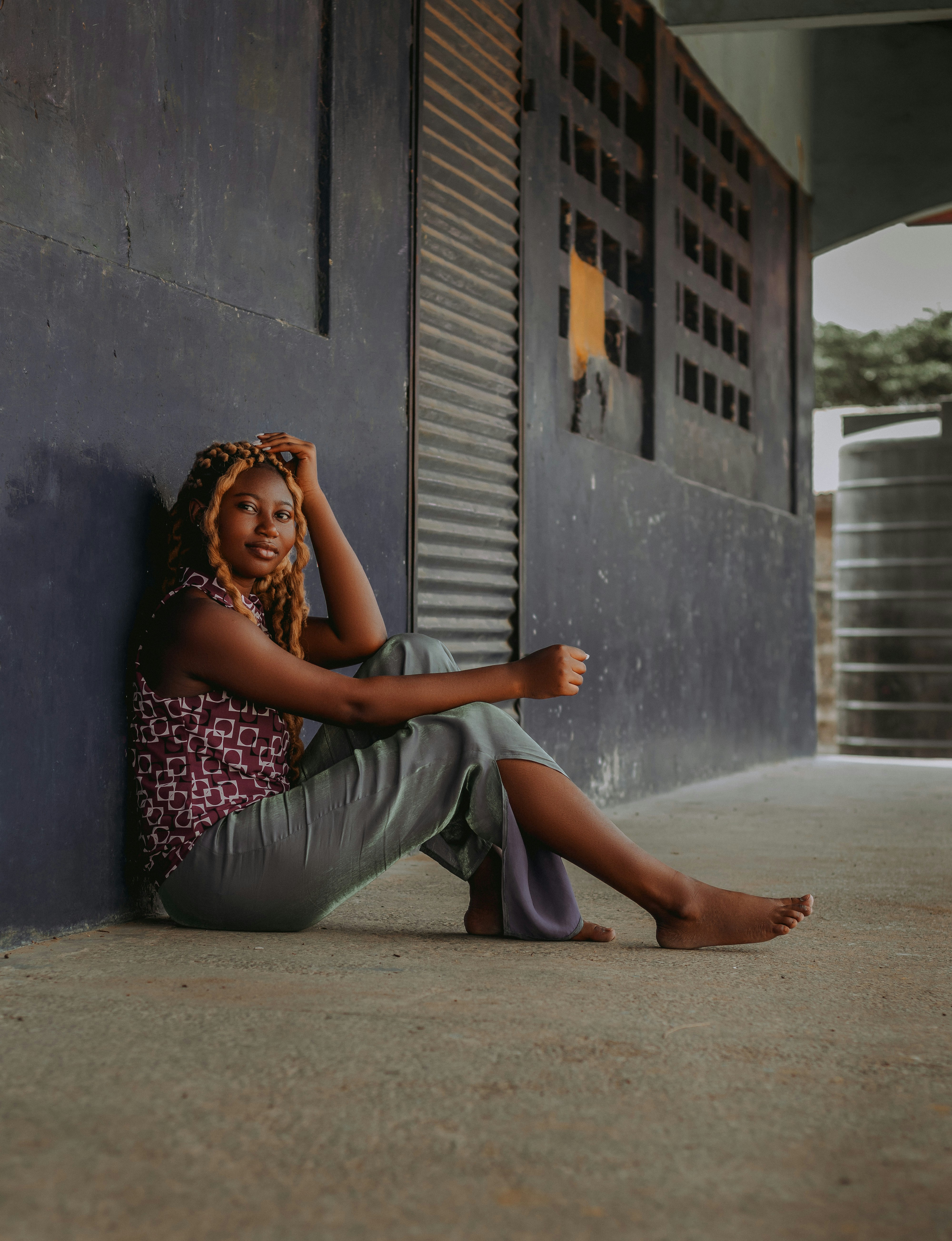 Shade on the Floor: A Moment of Quiet Confidence