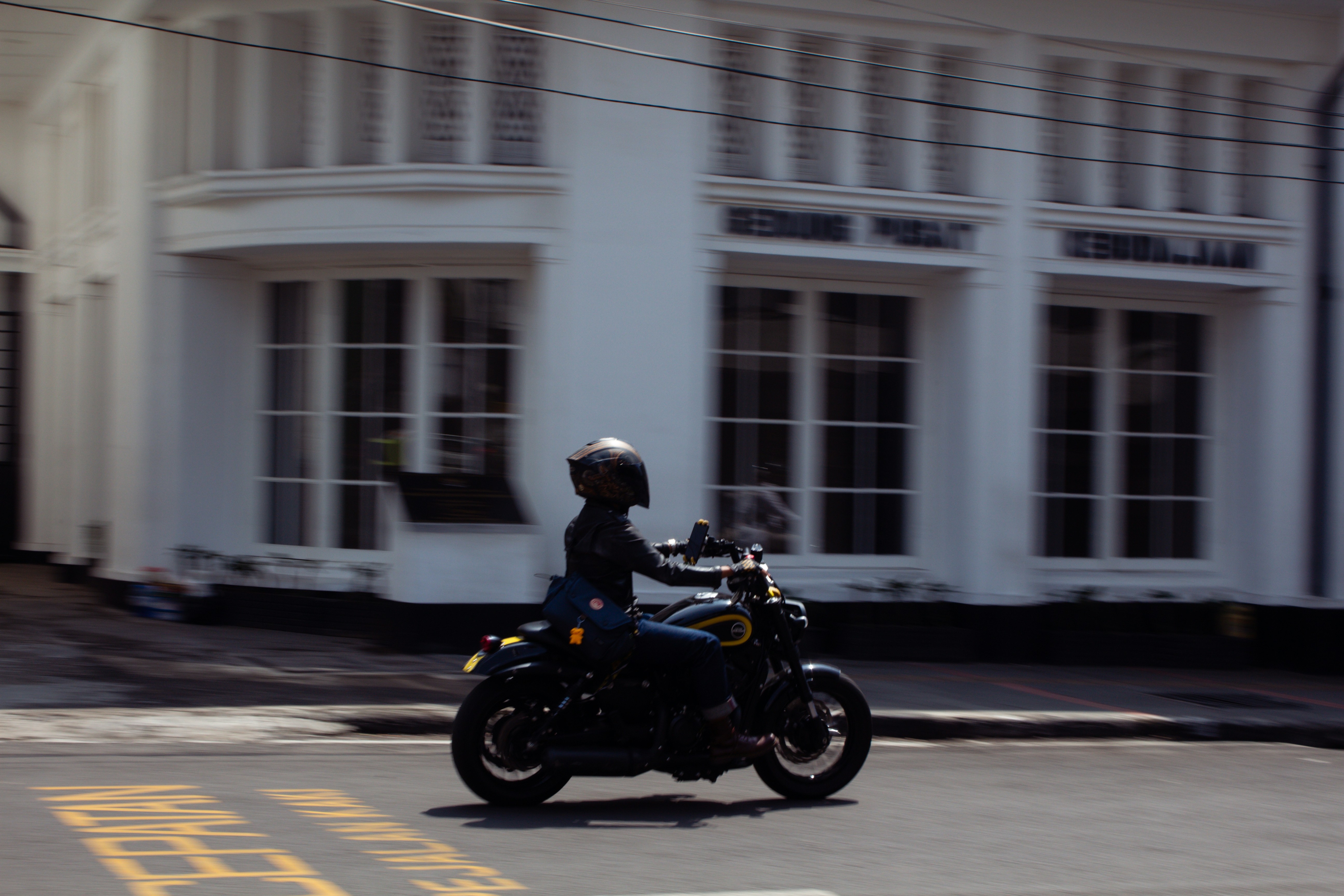 Night Rider on a Quiet Street