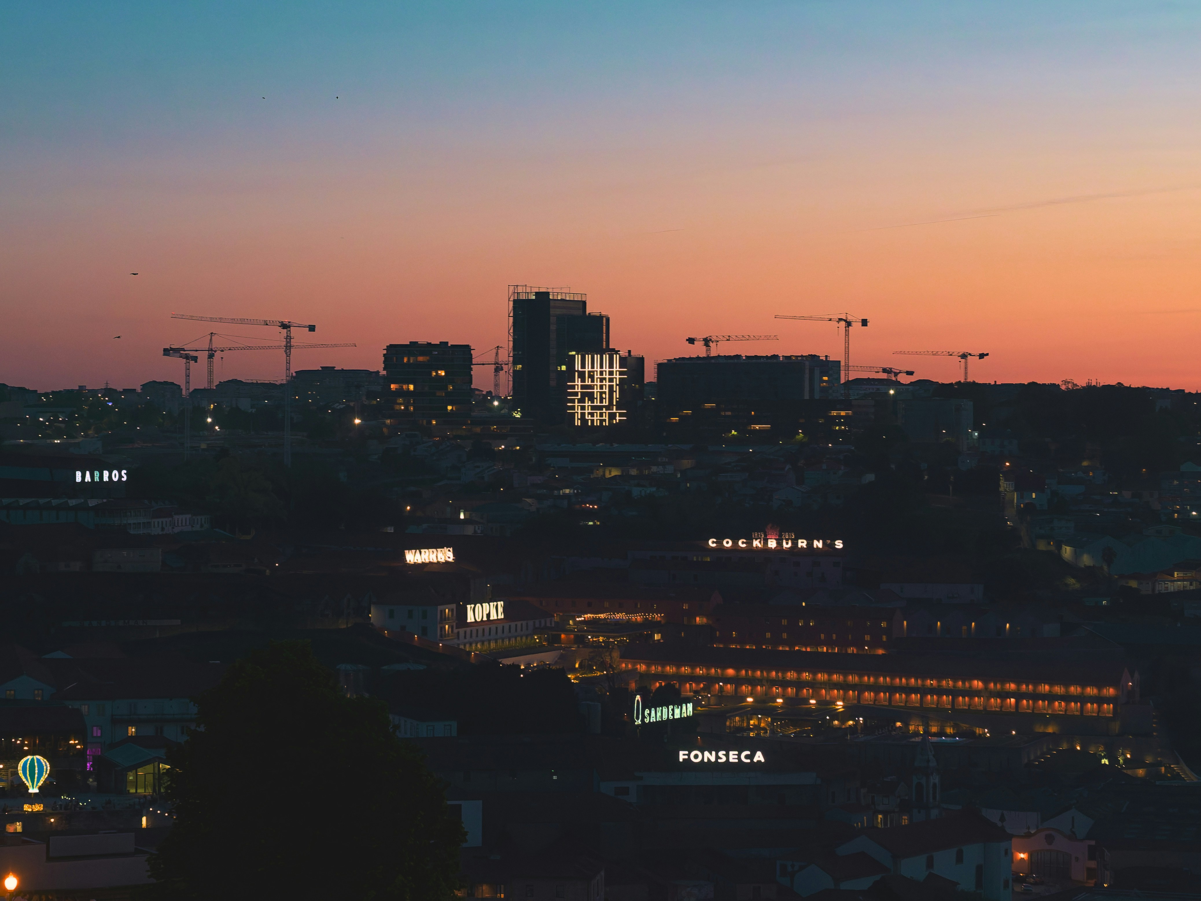 Dusk Over the Quiet Industrial Ridge