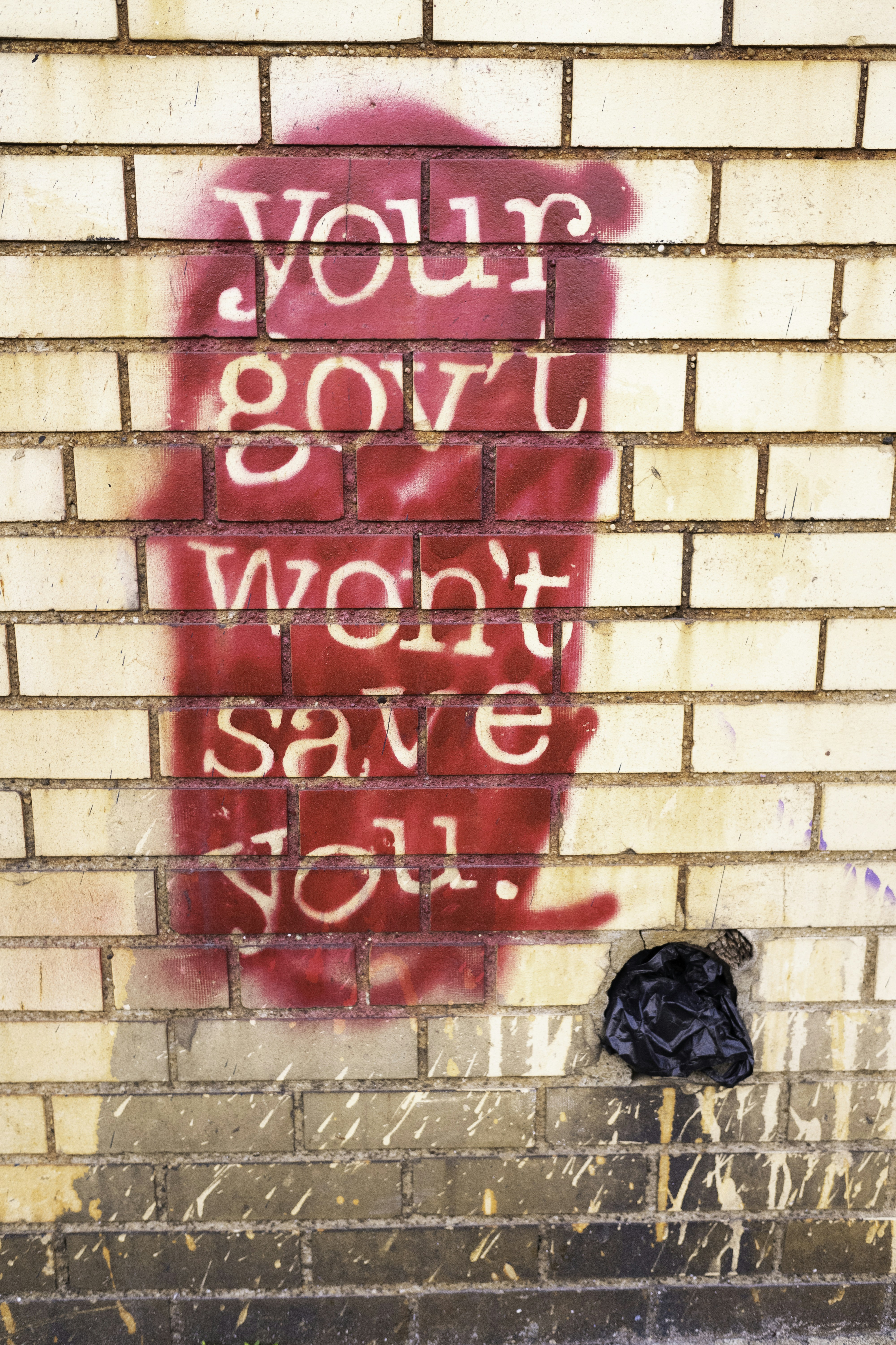 Graffiti Threshold: The Message on Brick
